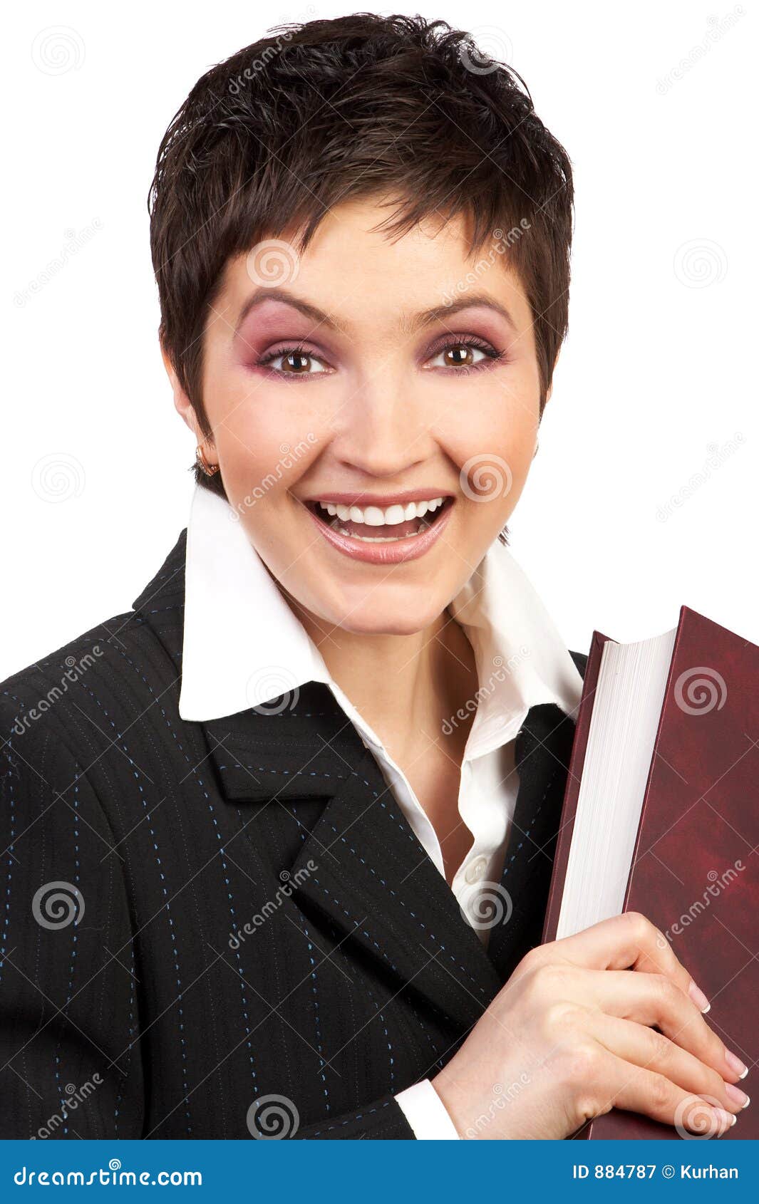 Business woman smiling. stock image. Image of person, businessperson ...