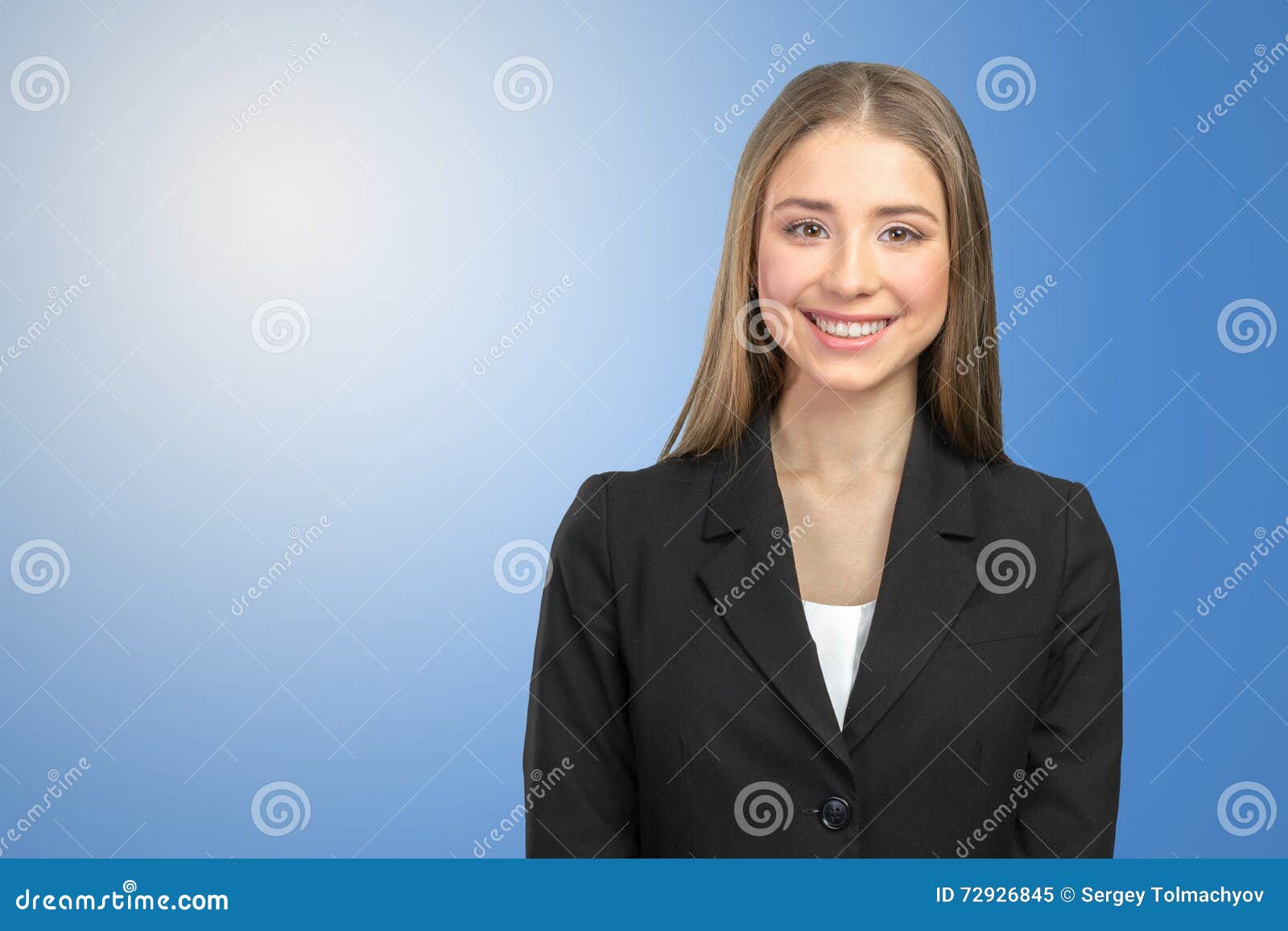 Business woman smiling stock image. Image of smiling - 72926845