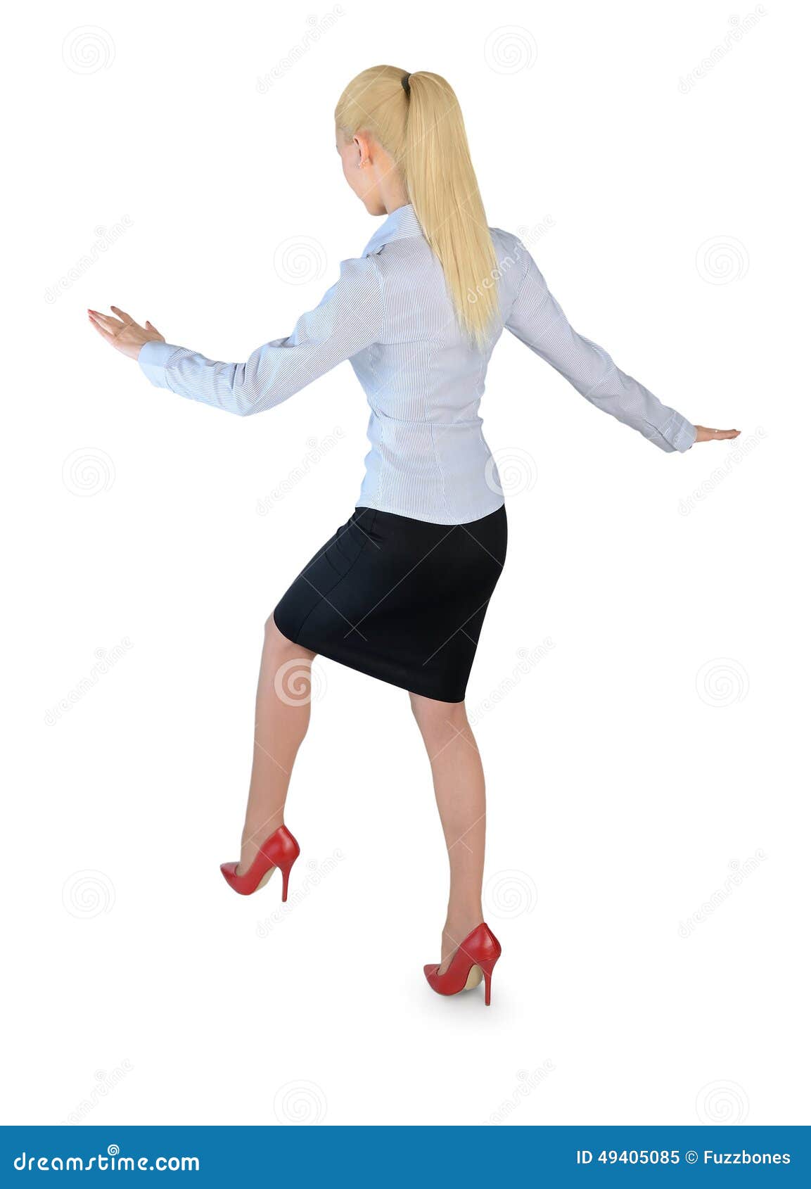 Business woman step stock image. Image of business, girl - 49405085