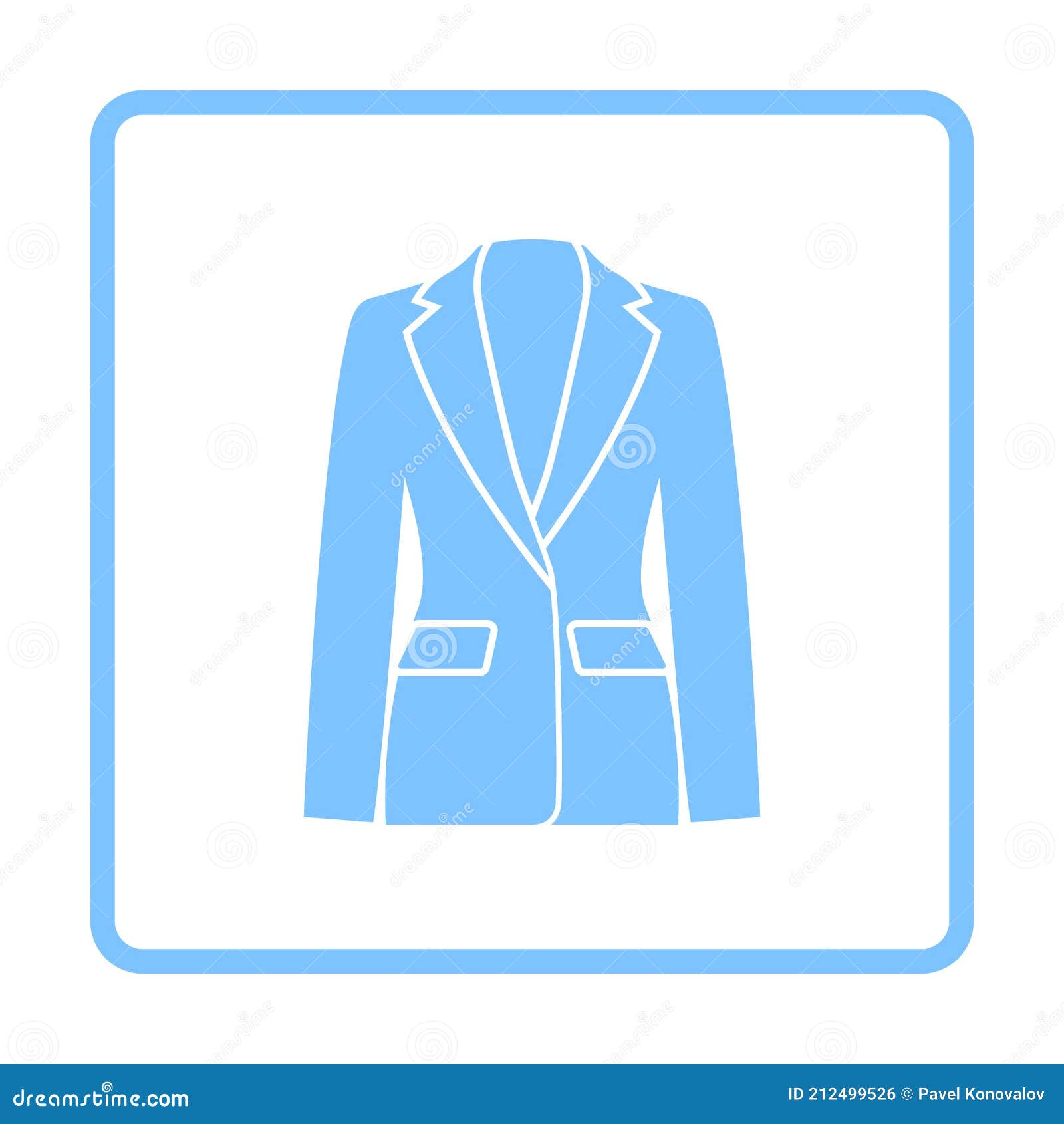 Business Woman Suit Icon stock vector. Illustration of design - 212499526