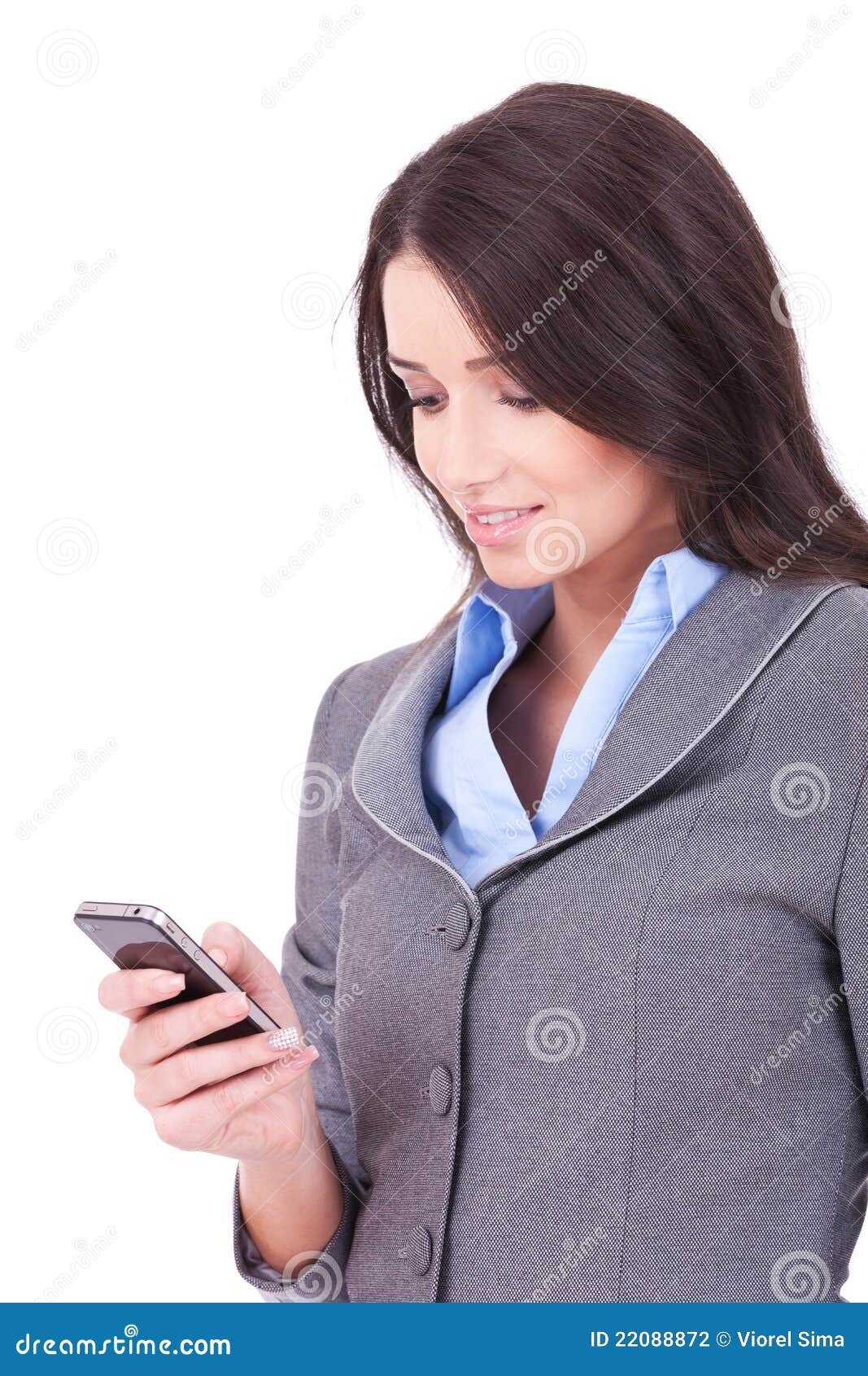 Business Woman Texting From Her Cellphone Stock Photo - Image of funny ... Business Woman Texting From Her Cellphone Stock Photo - Image of funny ...