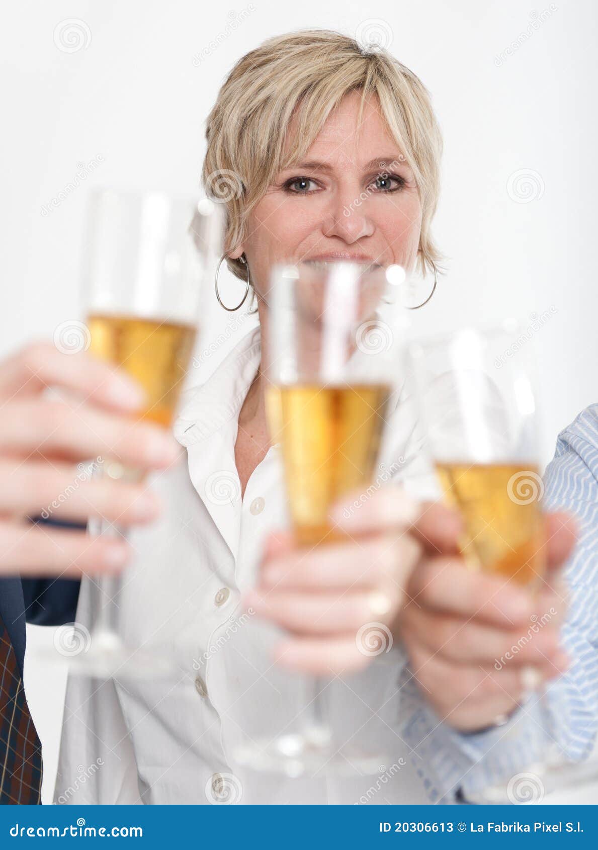 Business woman toasting stock image. Image of toast, winning - 20306613
