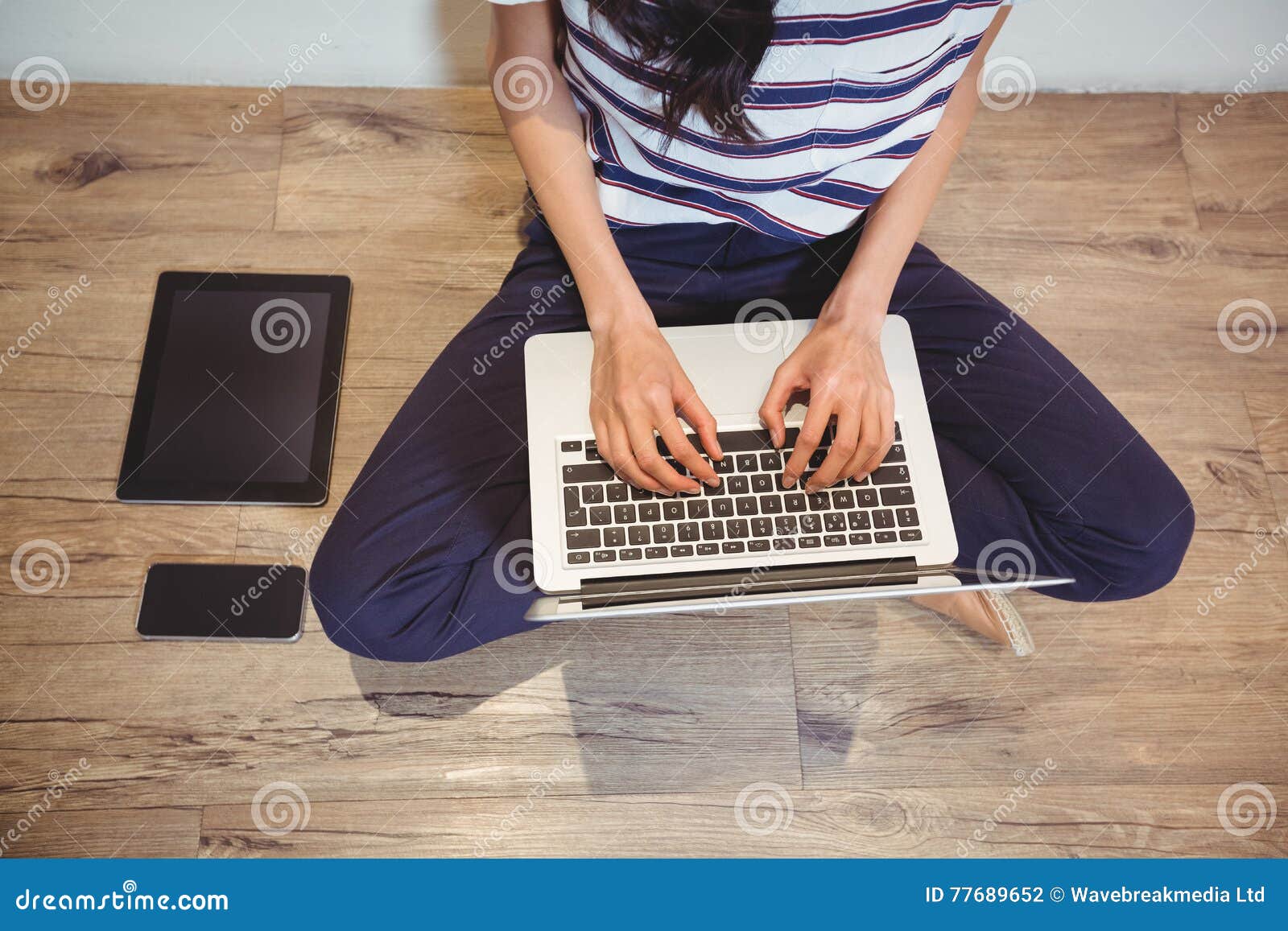 Business Woman Typing on Your Computer Stock Photo - Image of sitting ...