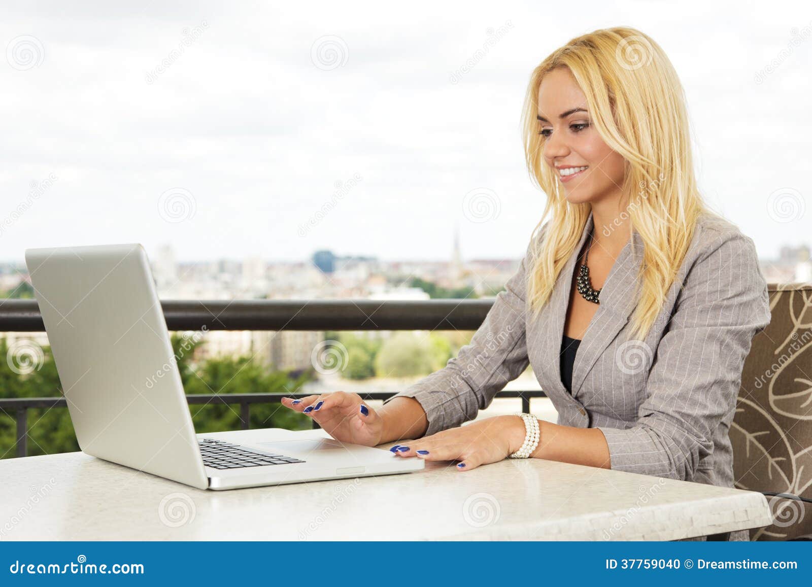Business Woman Using Laptop Stock Photo - Image of manager, caucasian ...