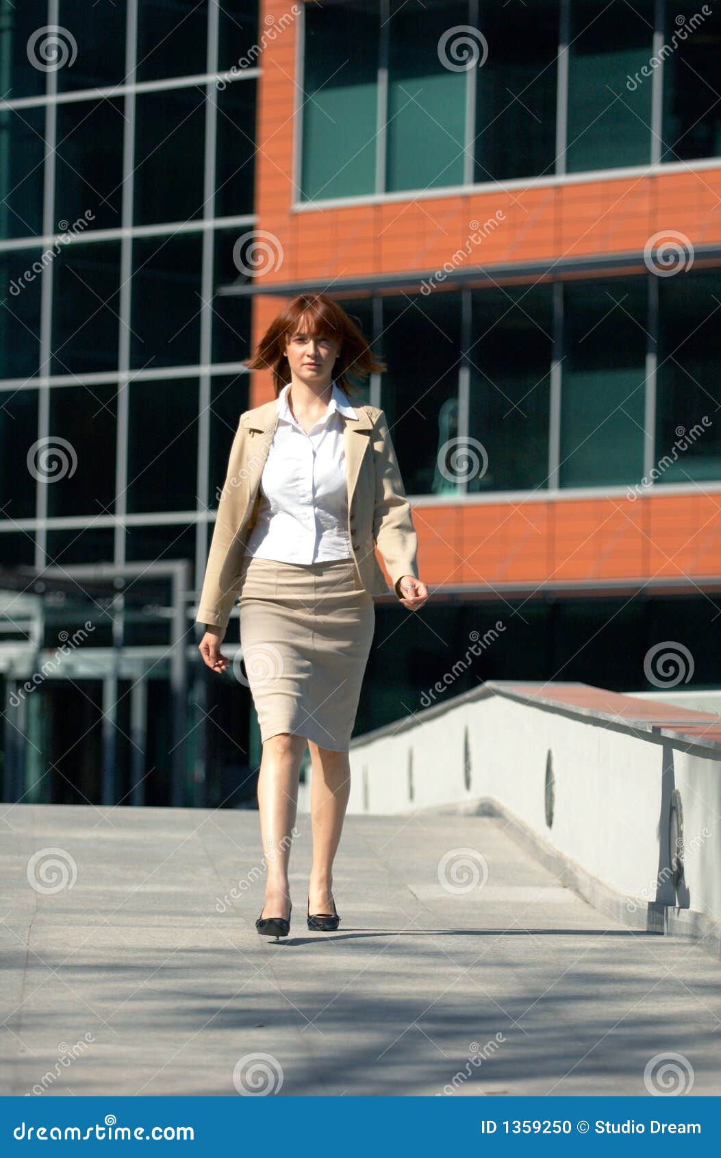 Business Woman Walking stock photo. Image of female, assured - 1359250
