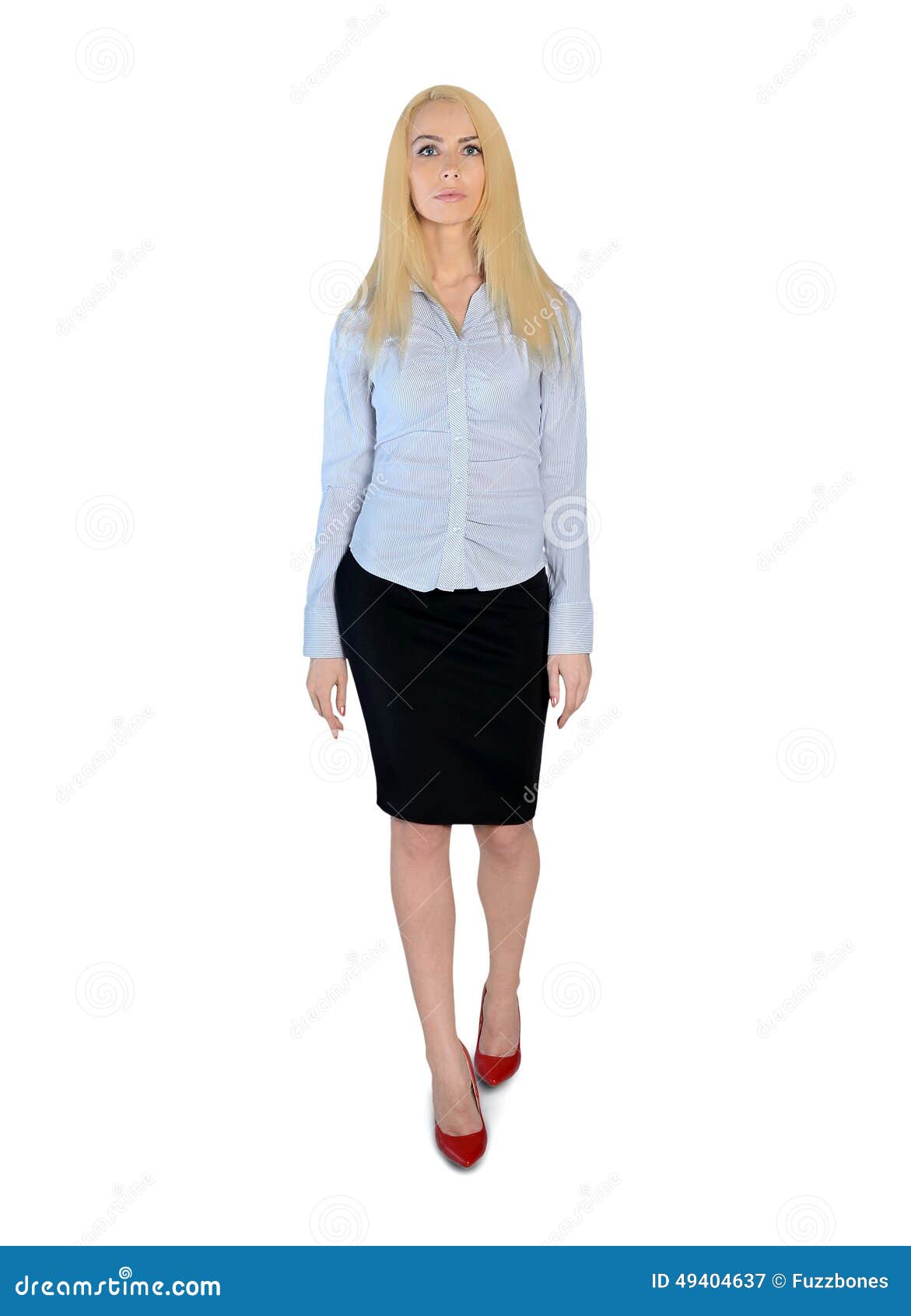 Business Woman Walking Forward Stock Image - Image of business, career ...