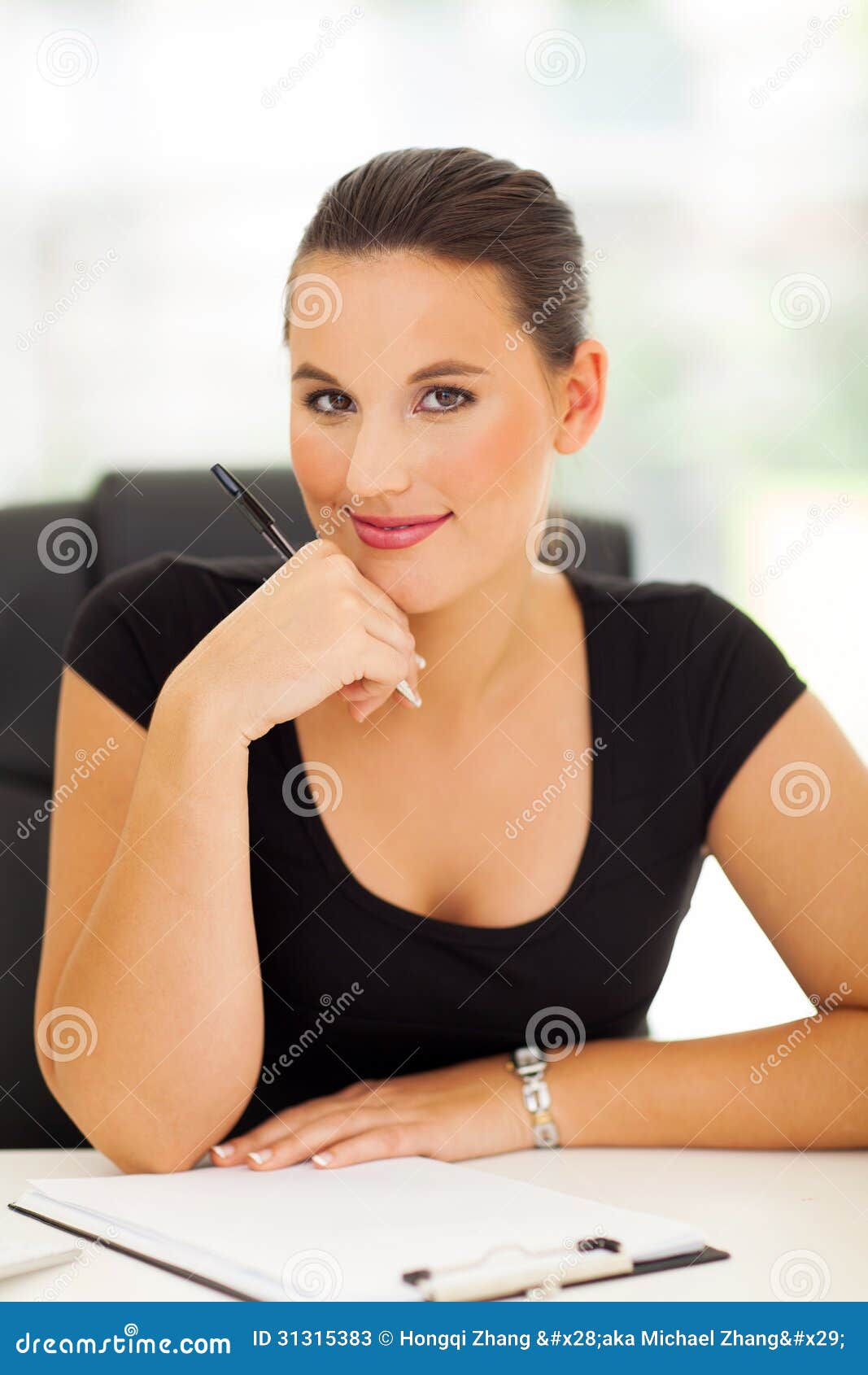 Business woman working stock image. Image of elegant - 31315383