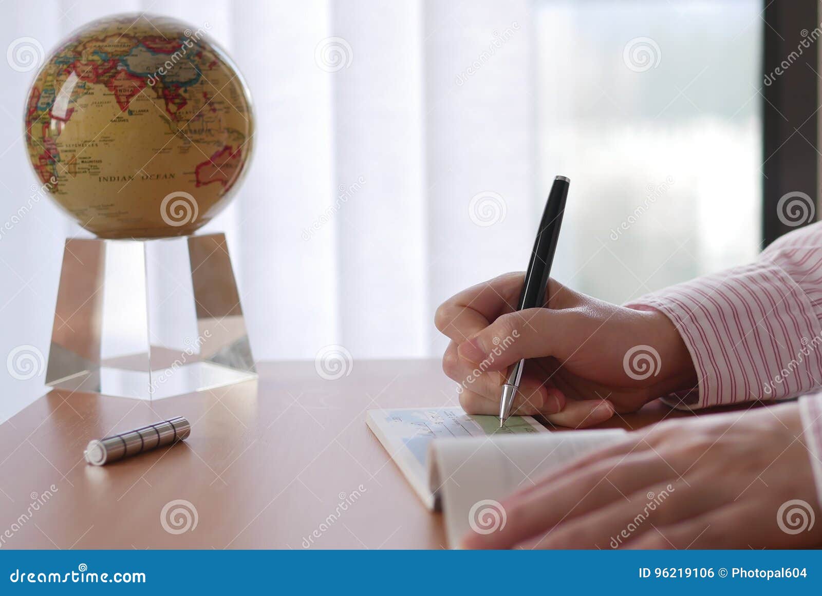 Writing A Cheque Royalty-Free Stock Image | CartoonDealer.com #26598100