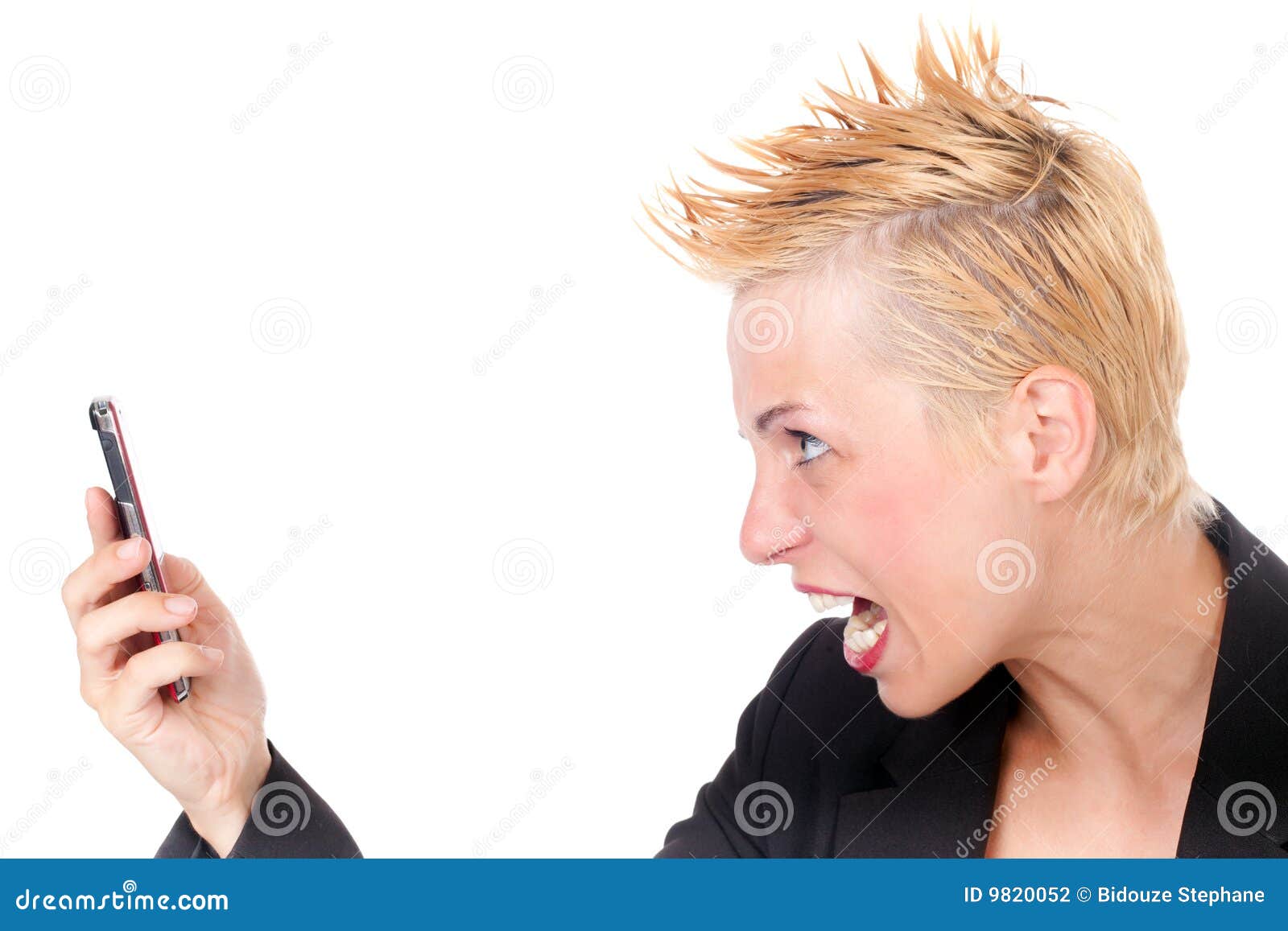 Business woman yelling stock photo. Image of businesspeople - 9820052