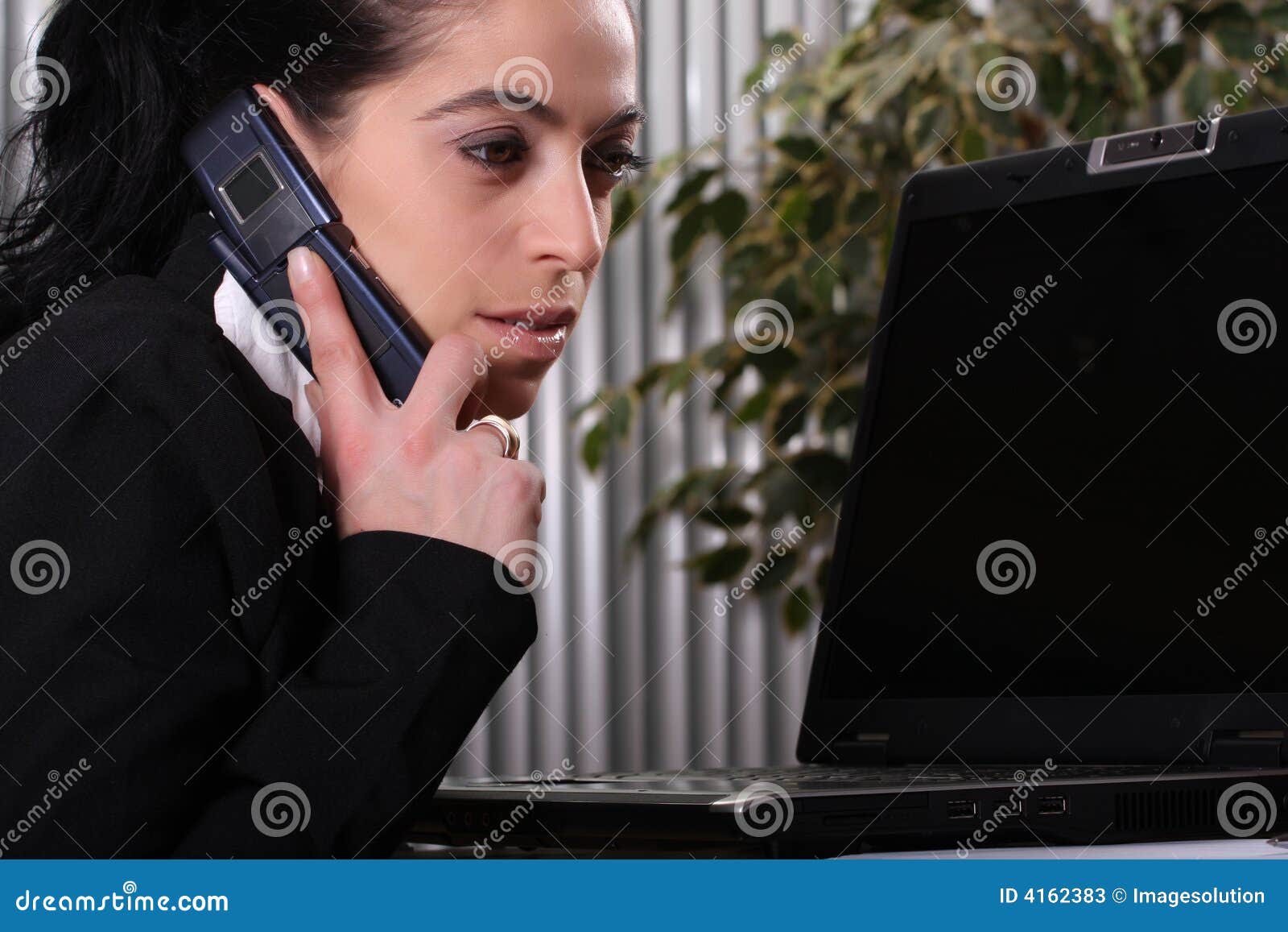 Business Women on the Phone Stock Image - Image of telephone ...