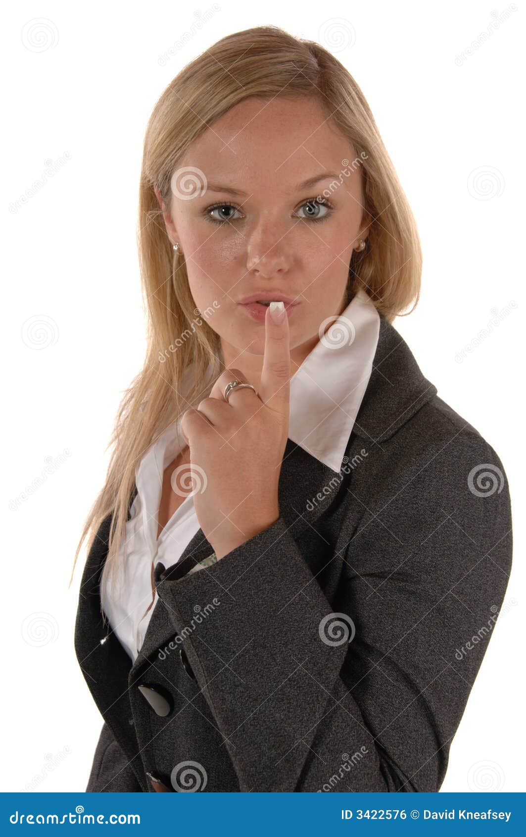 Business women quiet stock photo. Image of hand, shot - 3422576
