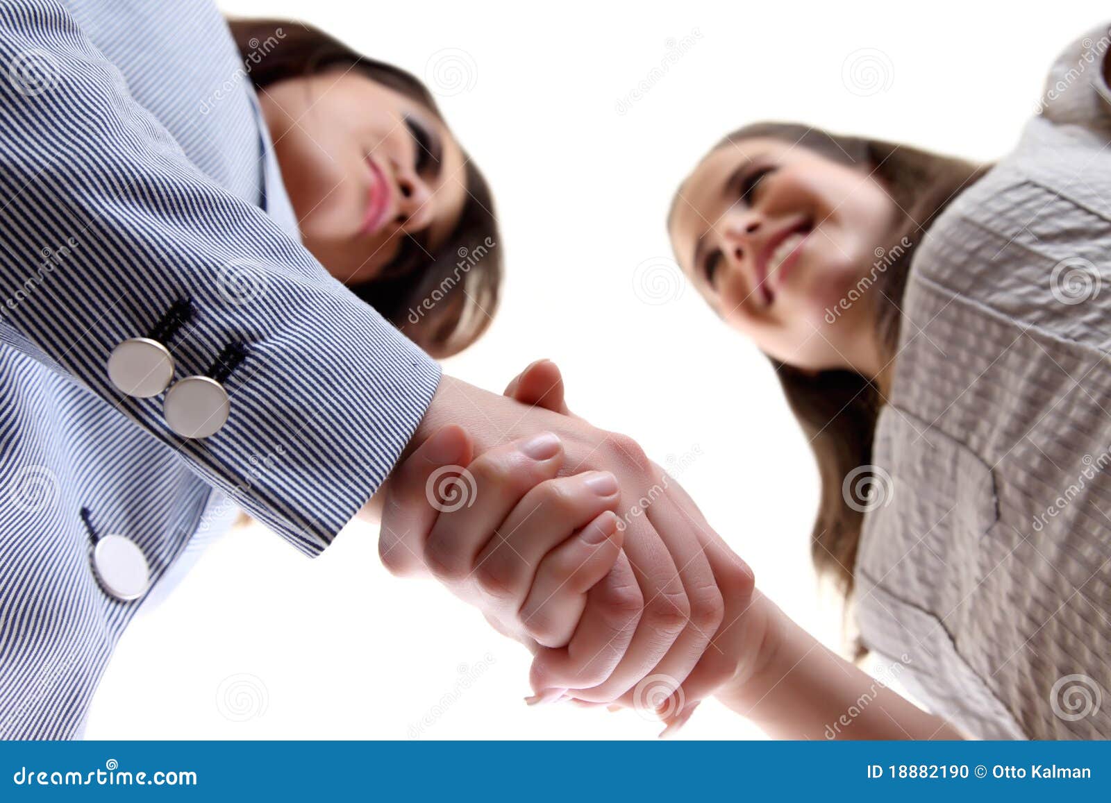 Business Women Shaking Hands Stock Photo - Image of finger, business ...