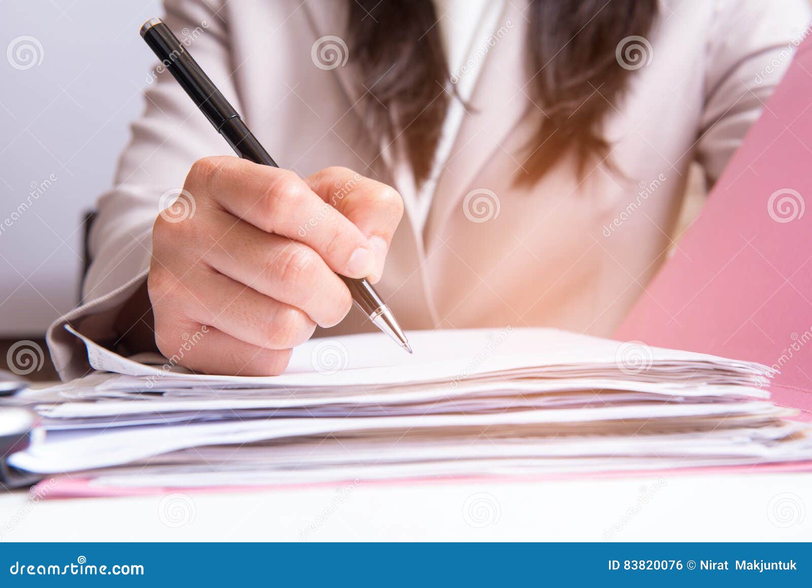 Business women signing stock photo. Image of official - 83820076