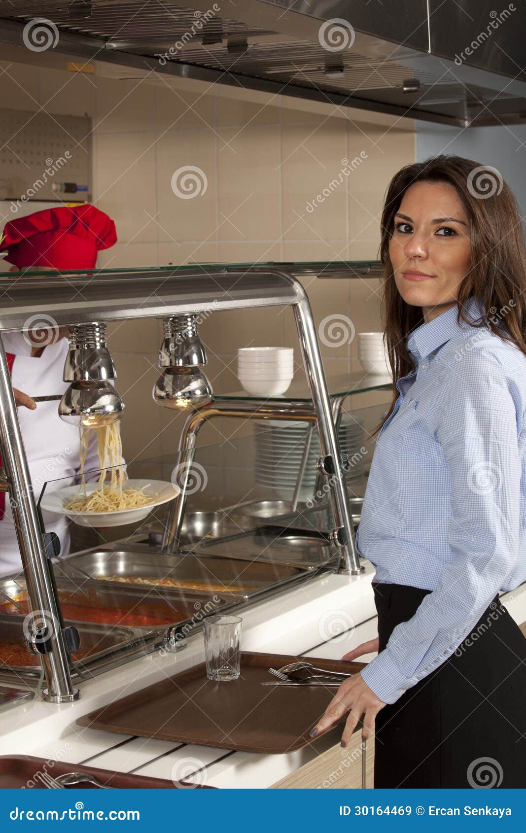 Cafeteria stock image. Image of plate, buffet, selfservice - 30164469