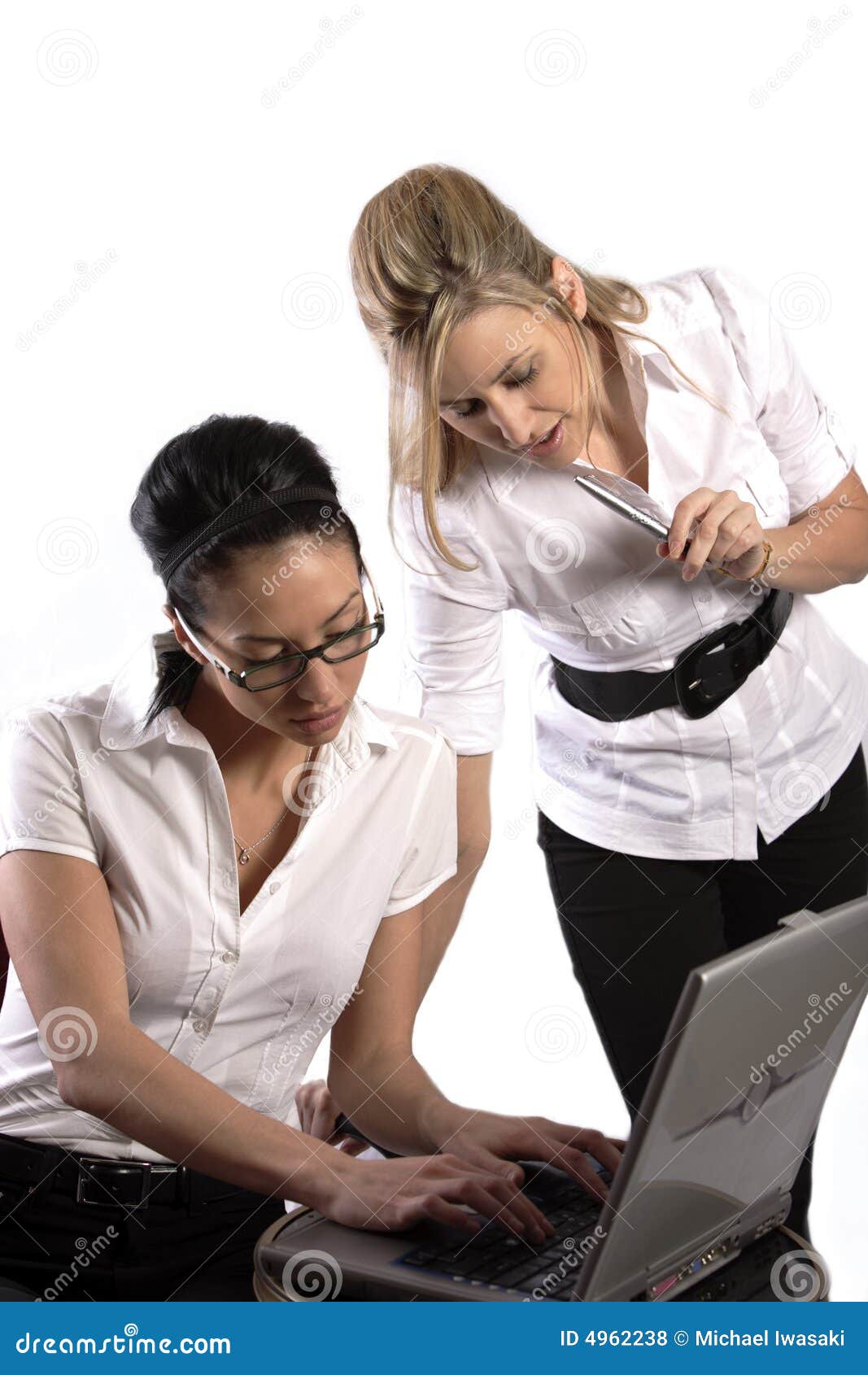 Business Women Working on Laptop Stock Photo - Image of confident ...
