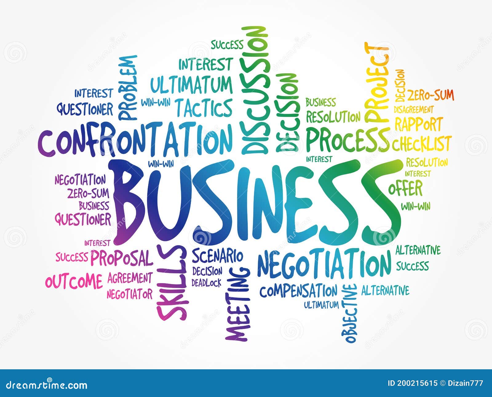 BUSINESS Word Cloud Concept Stock Illustration - Illustration of ...
