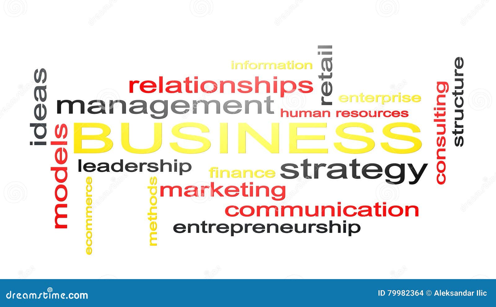 Business Word Cloud stock illustration. Illustration of gold - 79982364