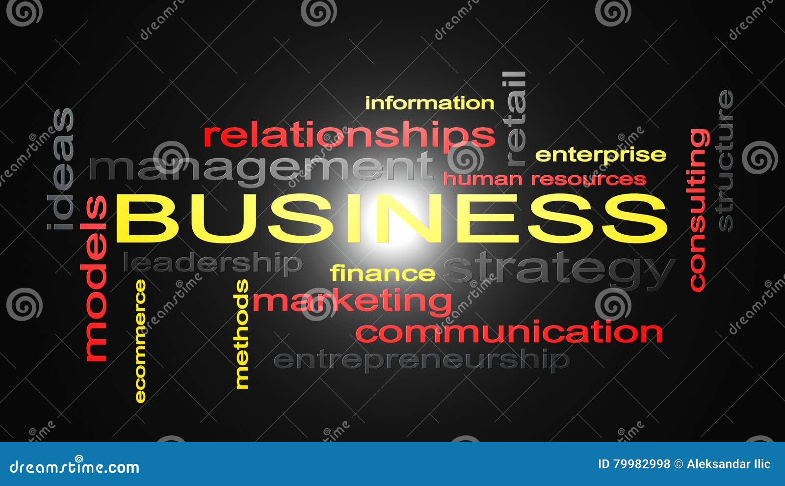 Business Word Cloud stock illustration. Illustration of concept - 79982998