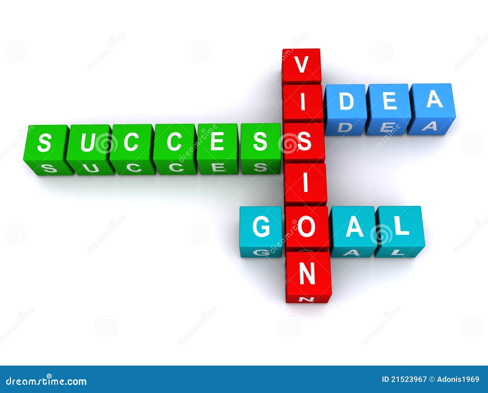 Business word cubes stock illustration. Illustration of idea - 21523967