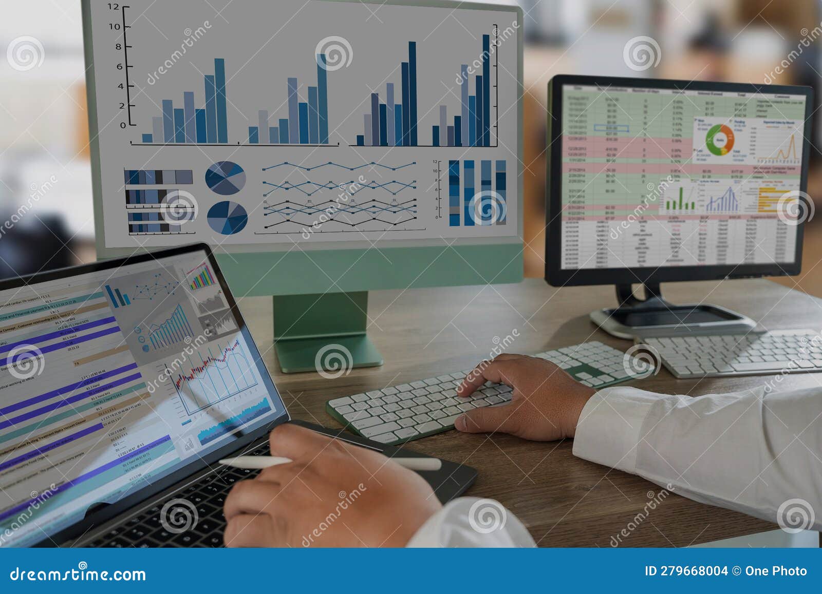 Business Work Hard Data Analytics Statistics Chart Information Business ...