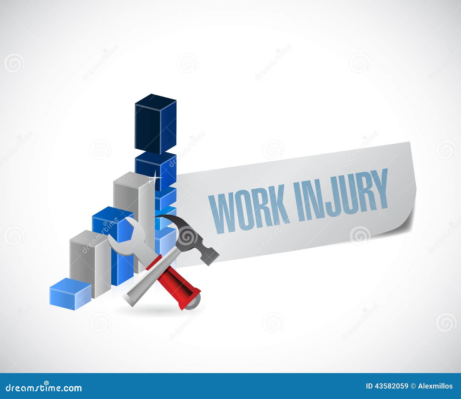 Business Work Injury Graph Illustration Design Stock Illustration ...