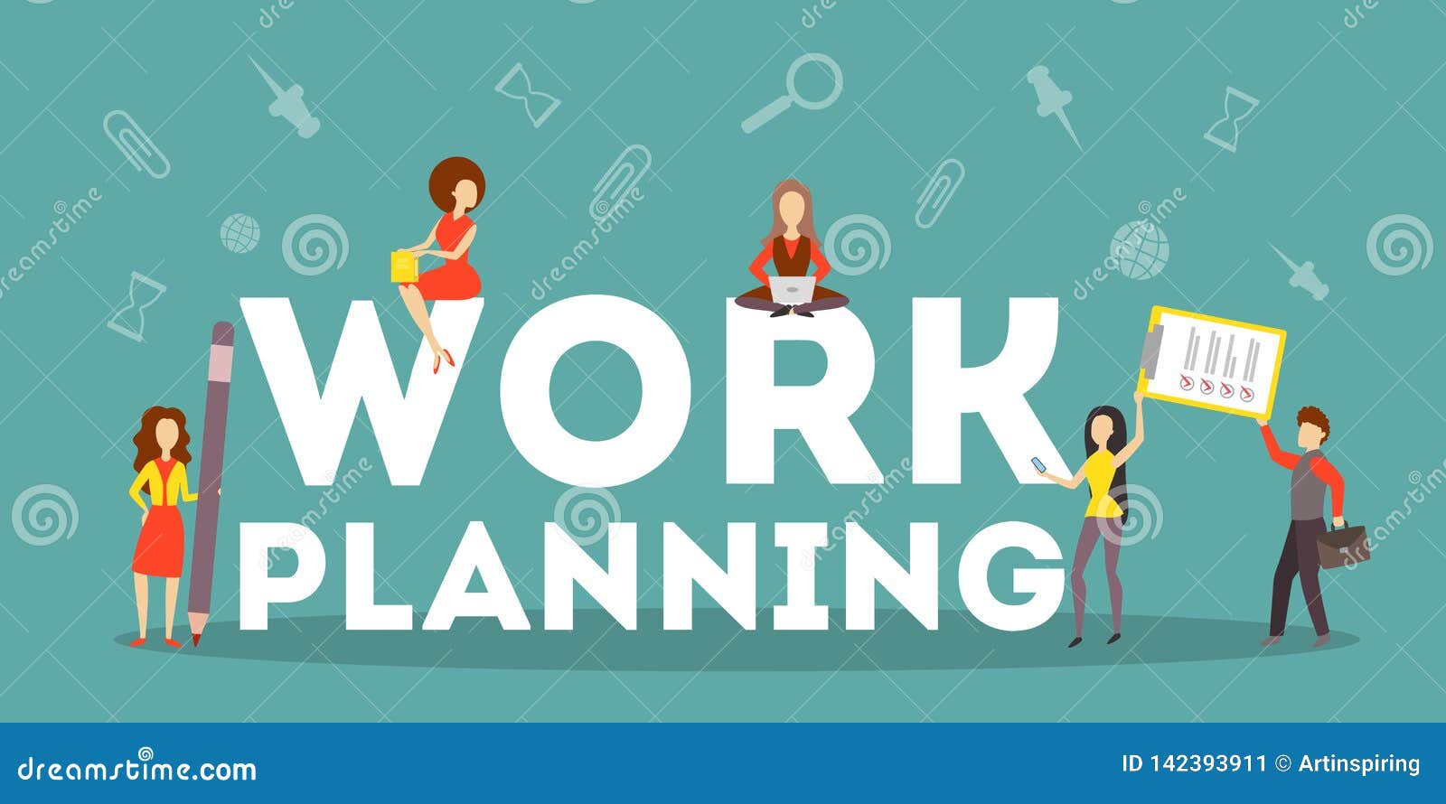 Business Work Planning Concept. Idea of Strategy Stock Vector ...