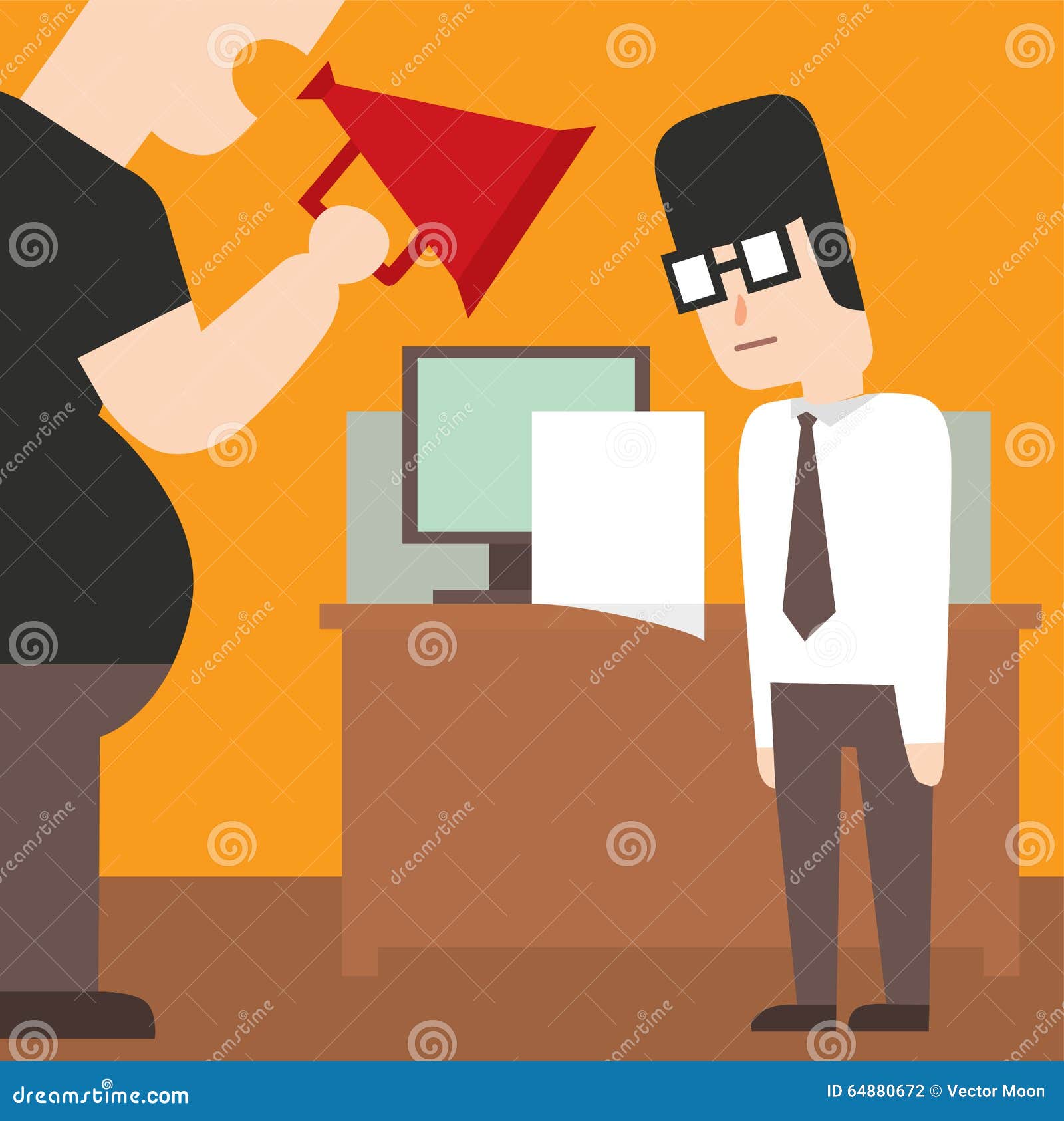Business Work Time Lag Delay Vector Illusutration Stock Vector - Image ...