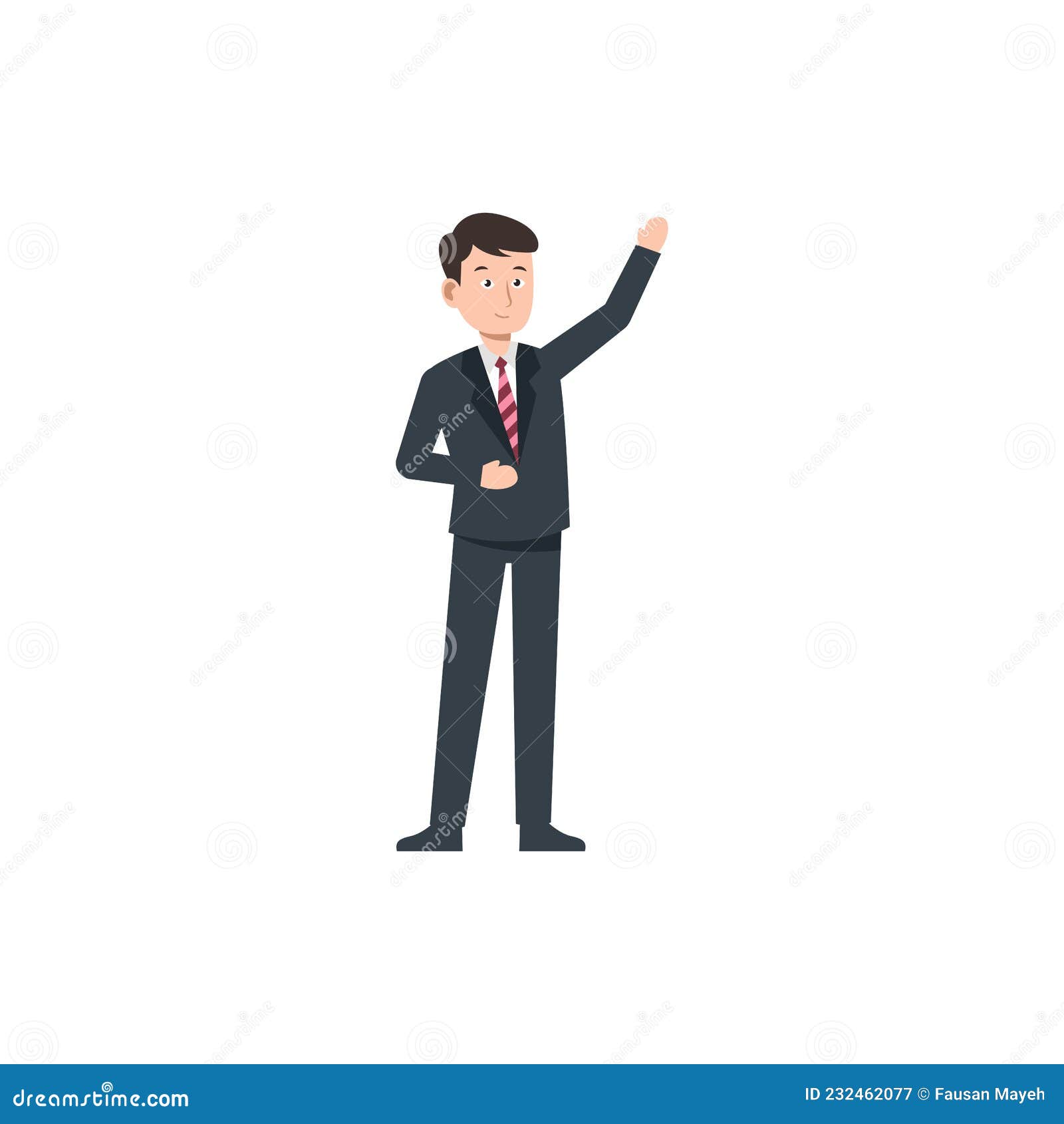 Business Worker Character Style Vector Illustration Design Stock Vector ...