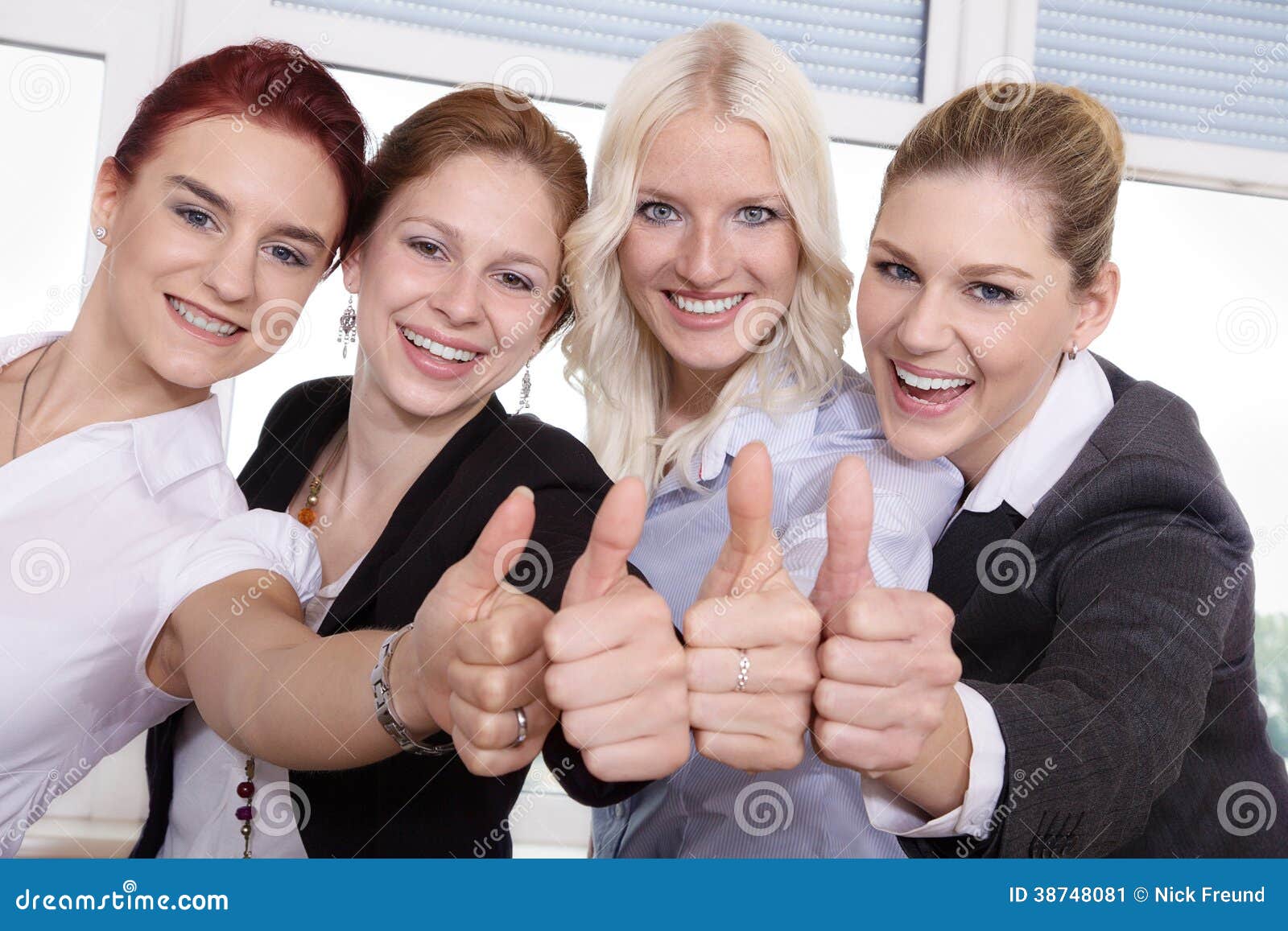Business Worker with Thumps Up Stock Image - Image of people, beauty ...