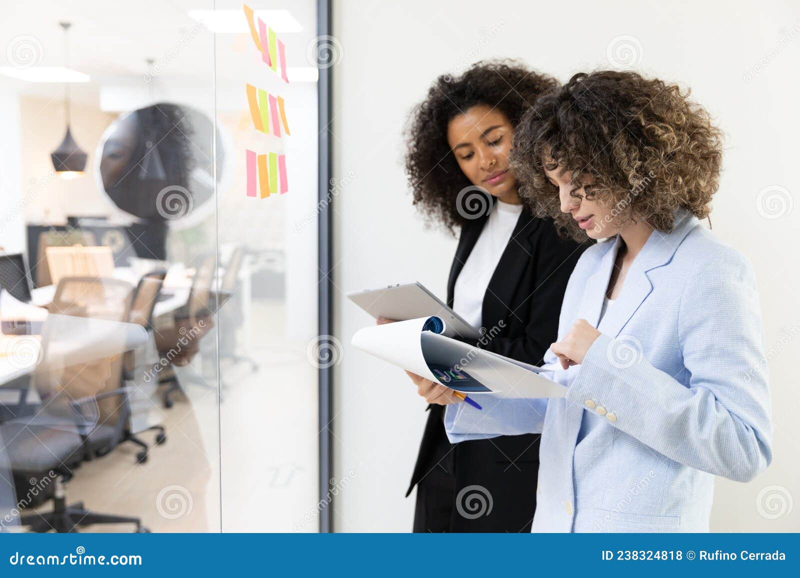 Business Workers Using Board Stock Photo - Image of board, ideas: 238324818