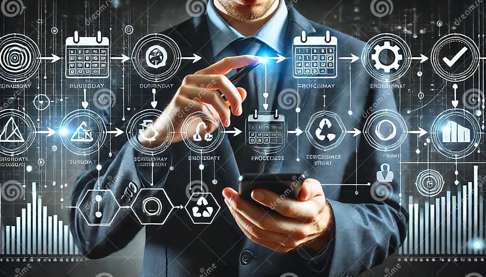 Business Workflow Management with Futuristic Interface Advanced Process ...