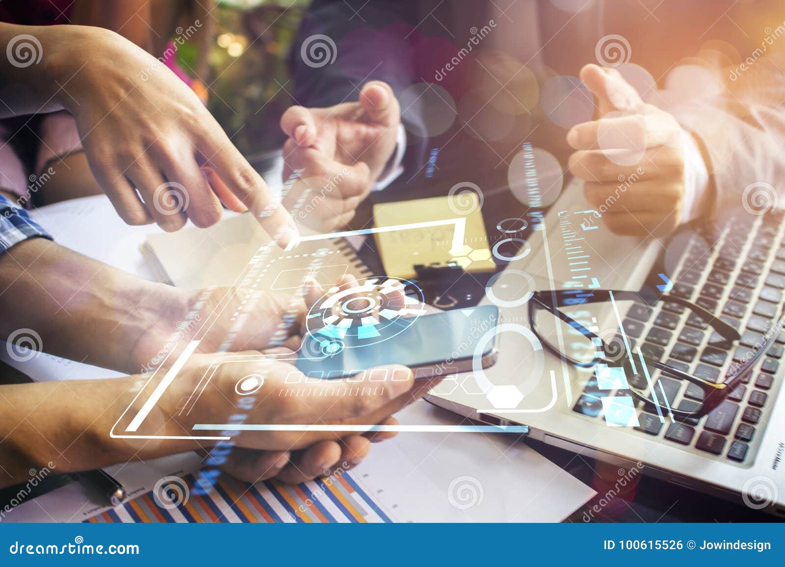 Business Working with Modern Technology Stock Photo - Image of laptop ...