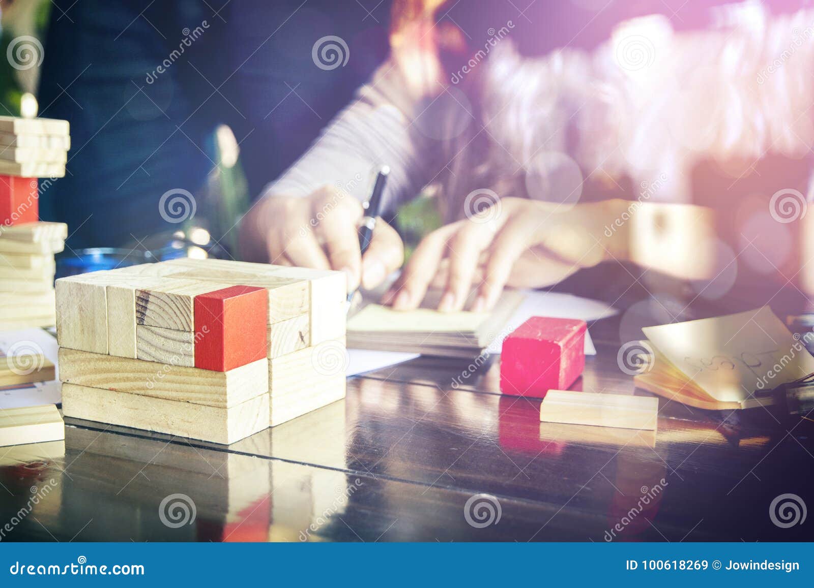 Businessman Working with Documents Stock Image - Image of modern ...