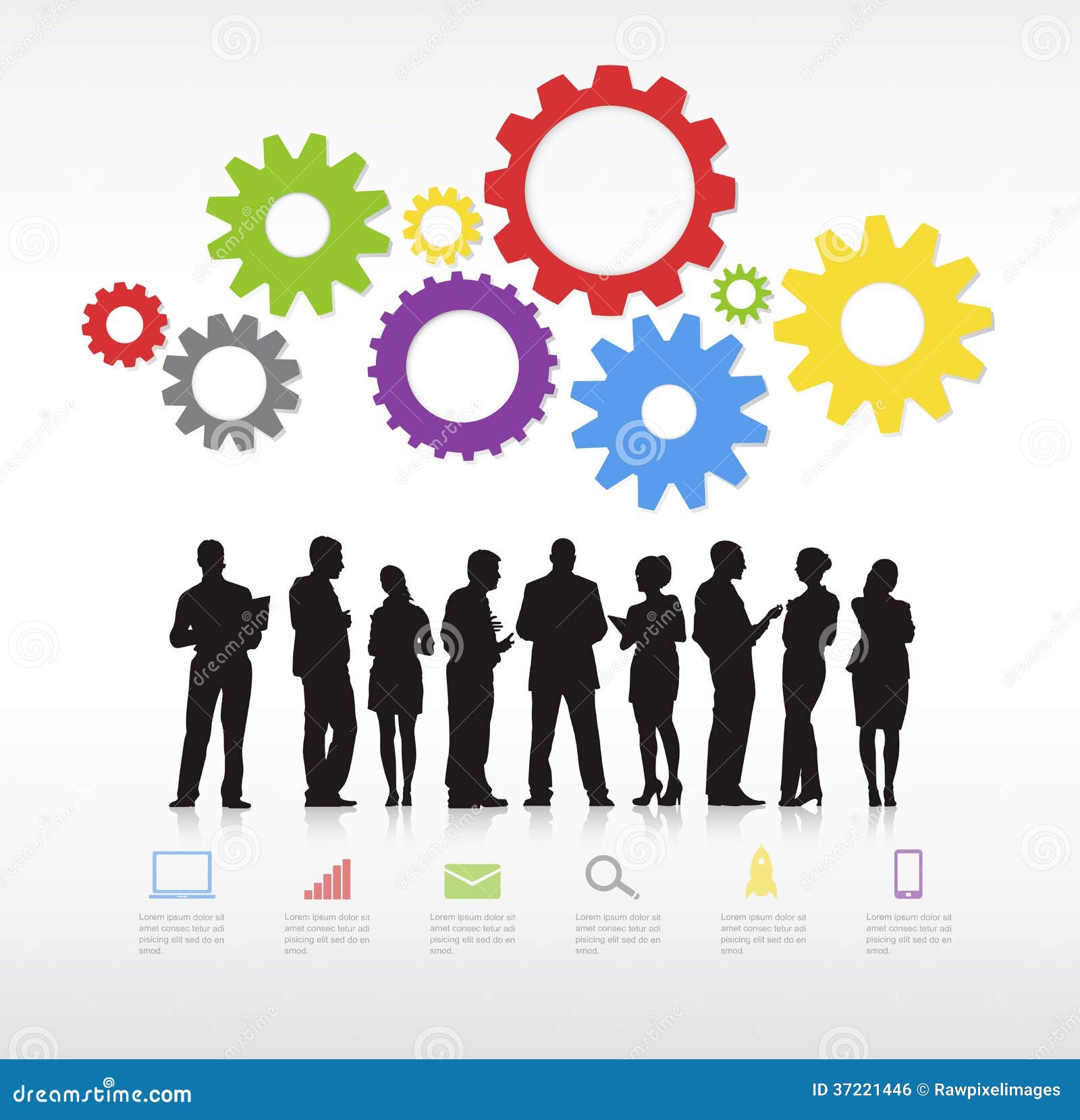 Business Working Vector stock vector. Illustration of infographic ...