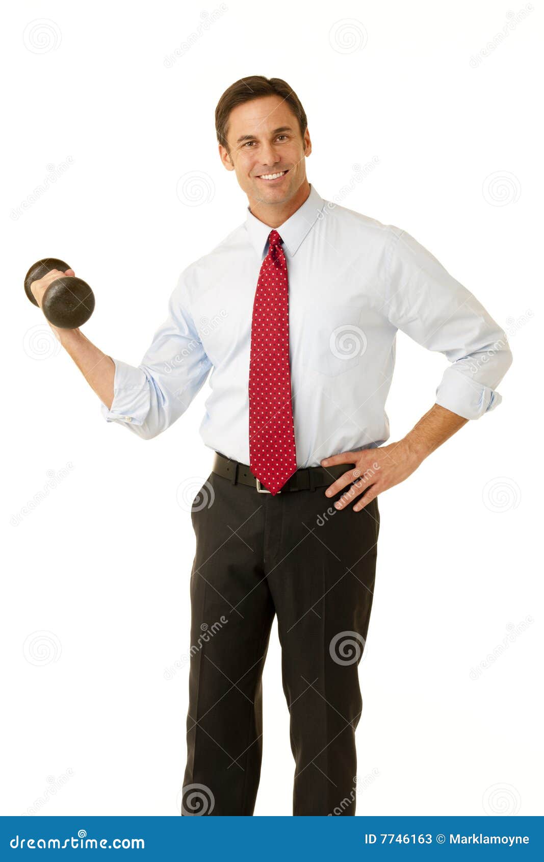 Business workout stock image. Image of dumb, isolated - 7746163