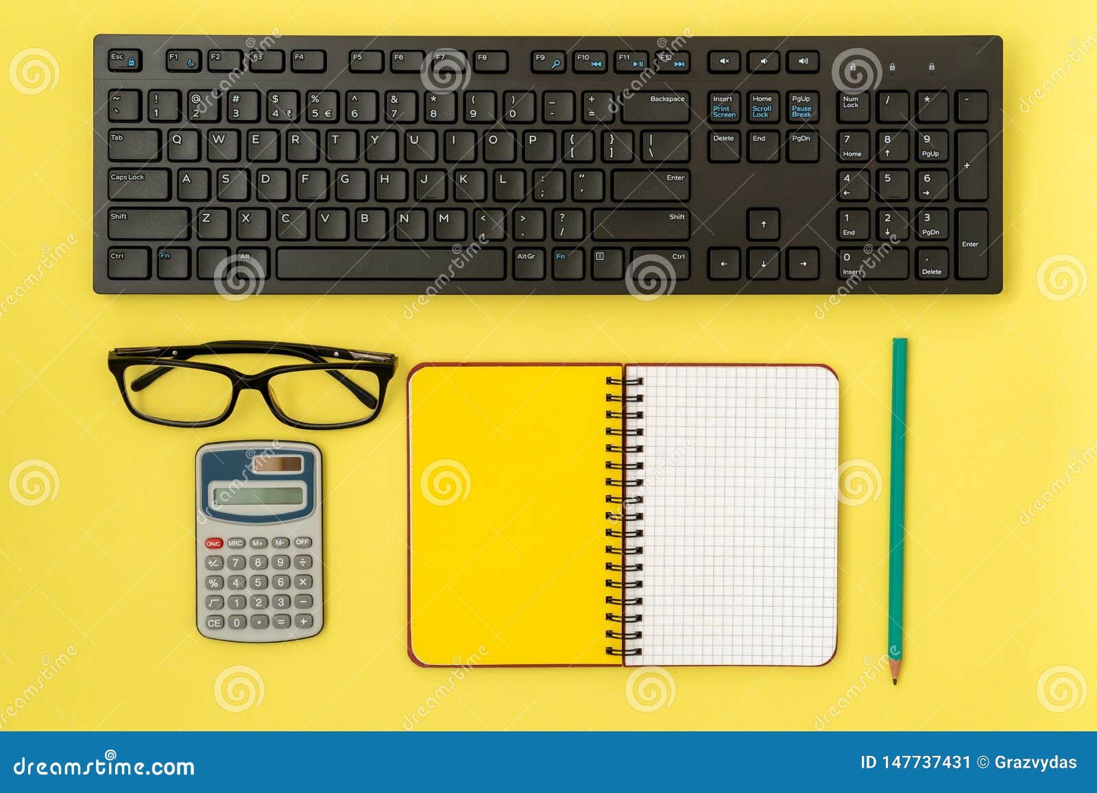 Business Workplace and Business Objects Stock Image - Image of digital ...