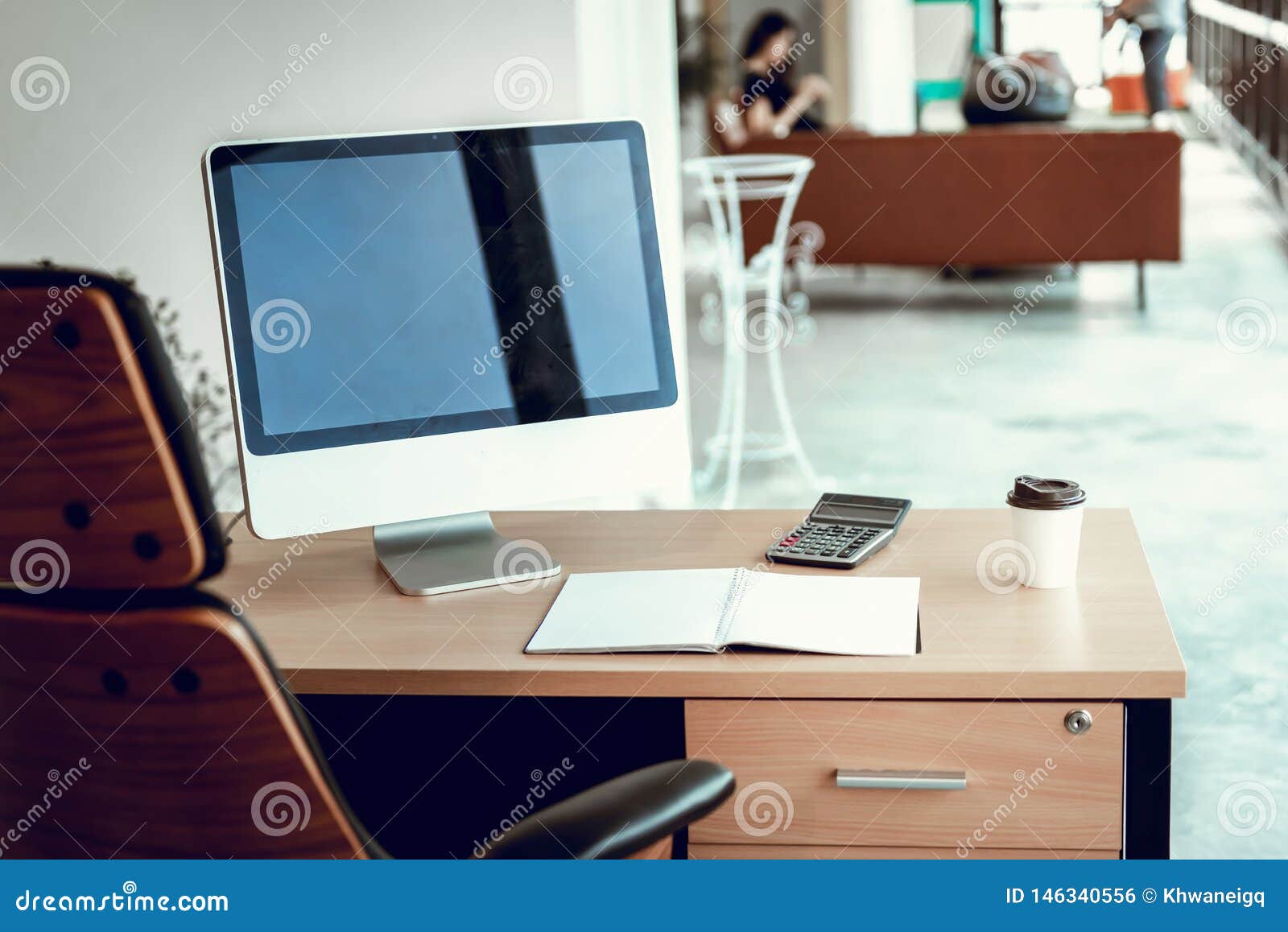 Old Personal Computer With Man Entering Enter Button A Keyboard ...