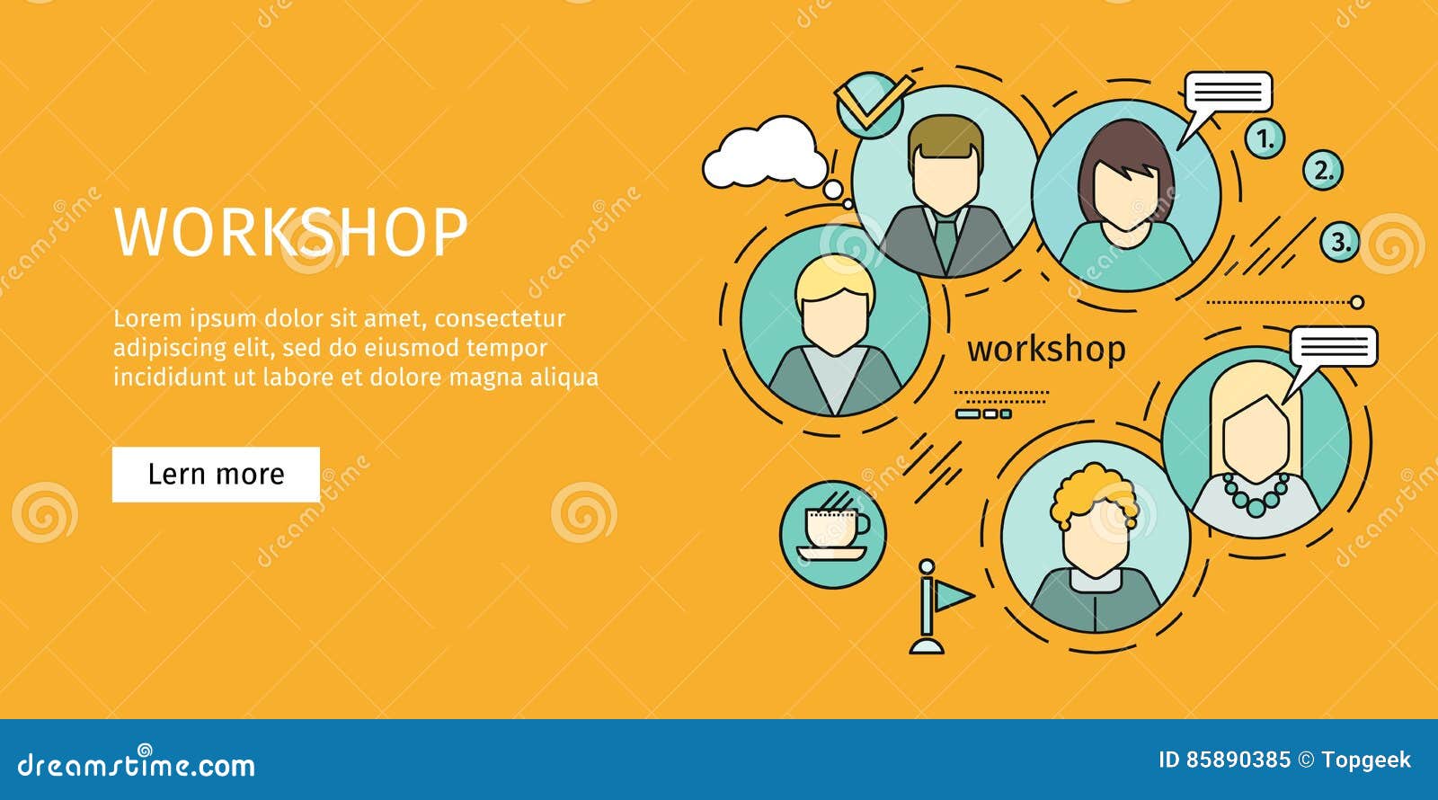 Business Workshop Line Icons Collection. Victory, Triumph, Success ...