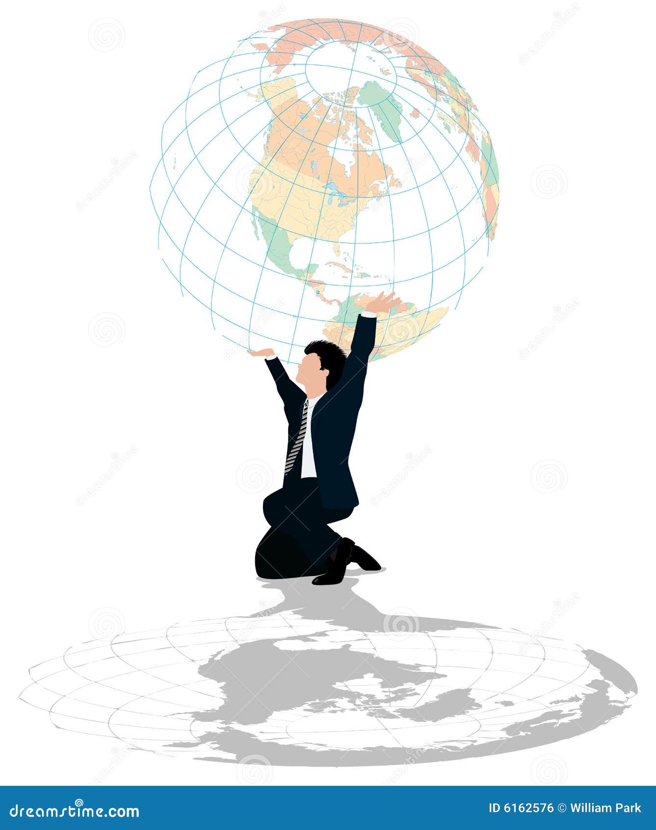 Business World stock vector. Illustration of people, color - 6162576