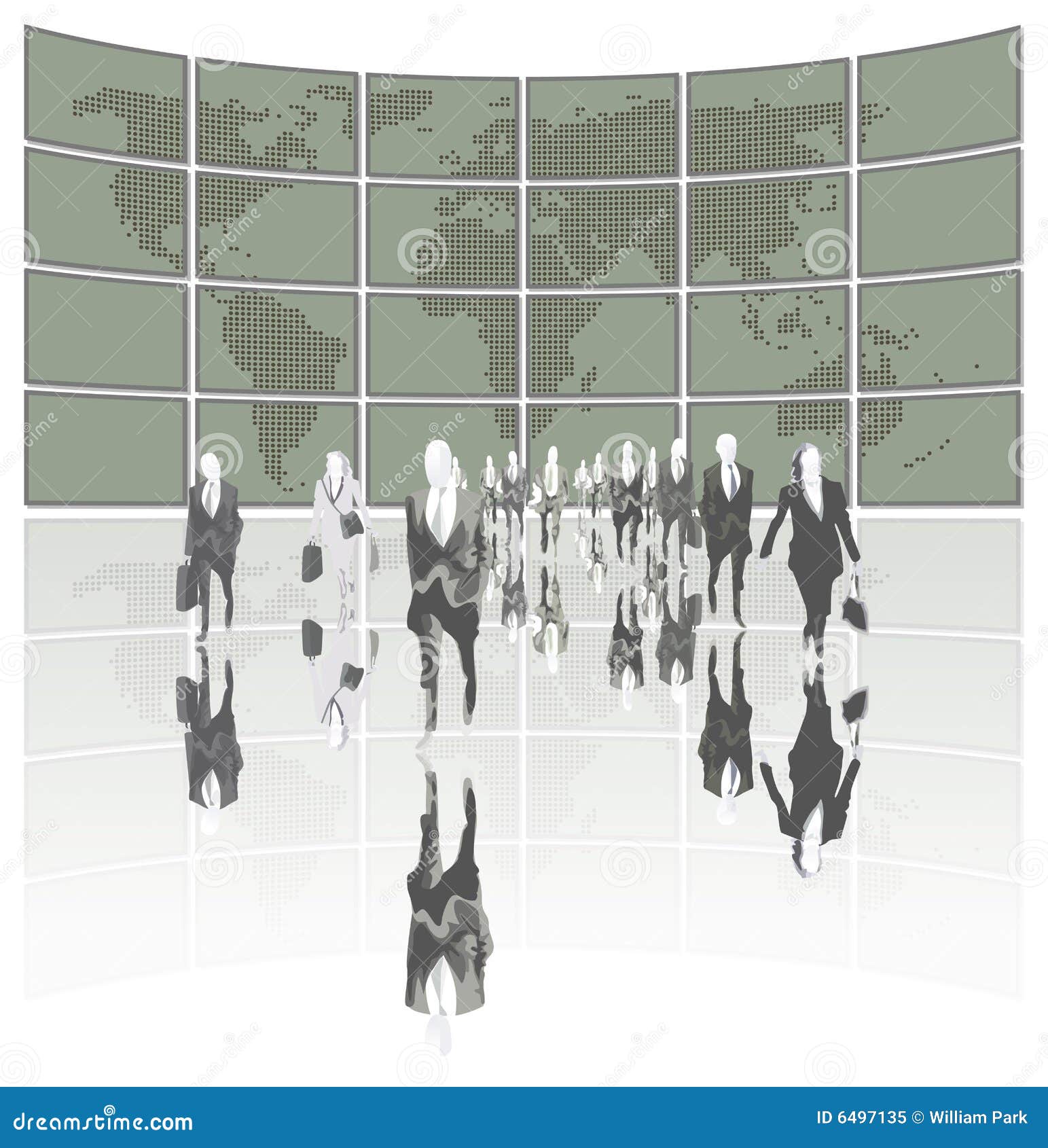 Business World stock vector. Illustration of concept, implement - 6497135