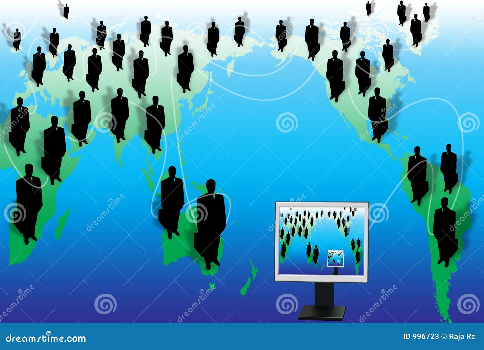 Business world stock illustration. Illustration of continents - 996723