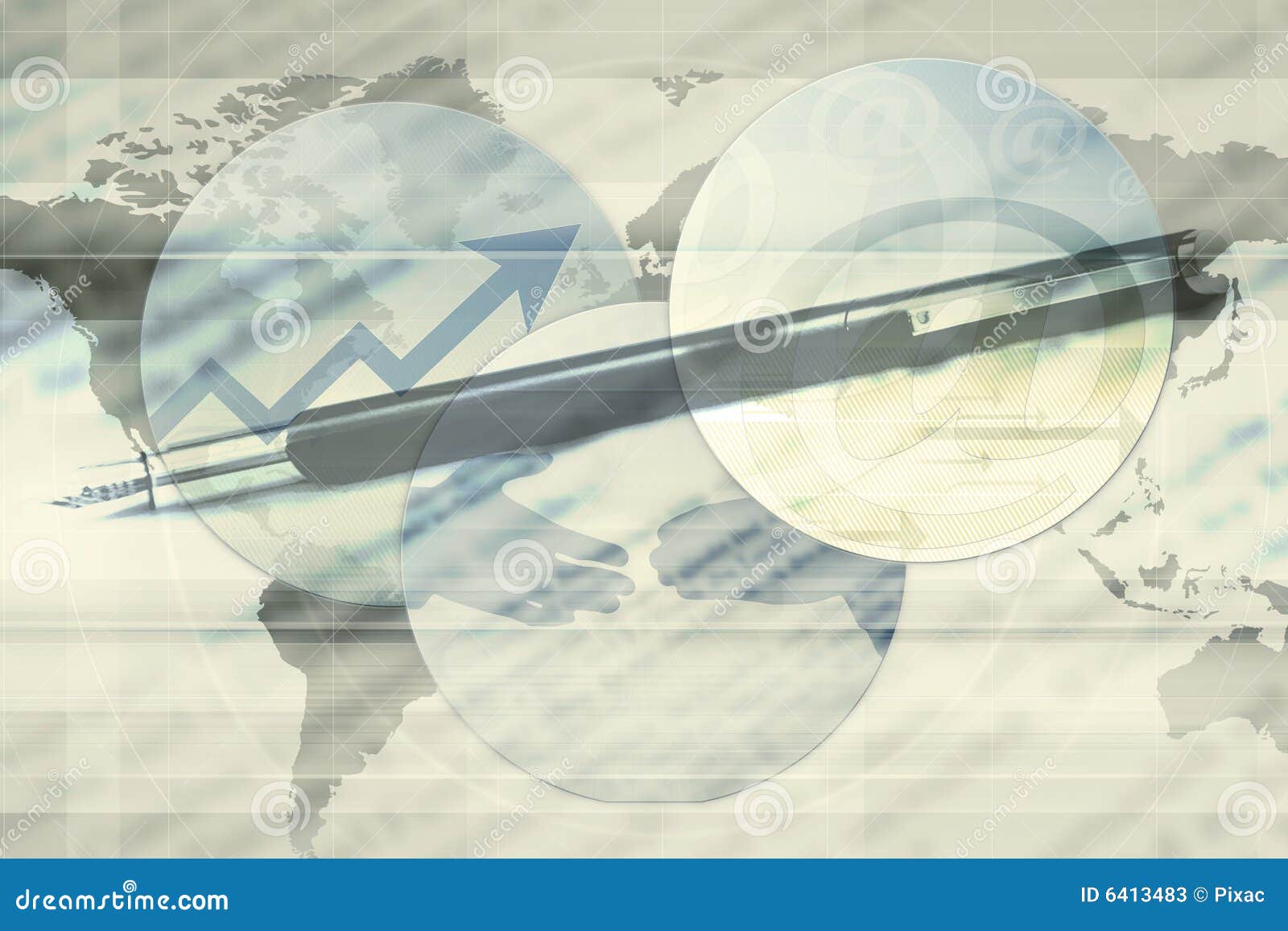 Business World Map stock illustration. Illustration of agreement - 6413483