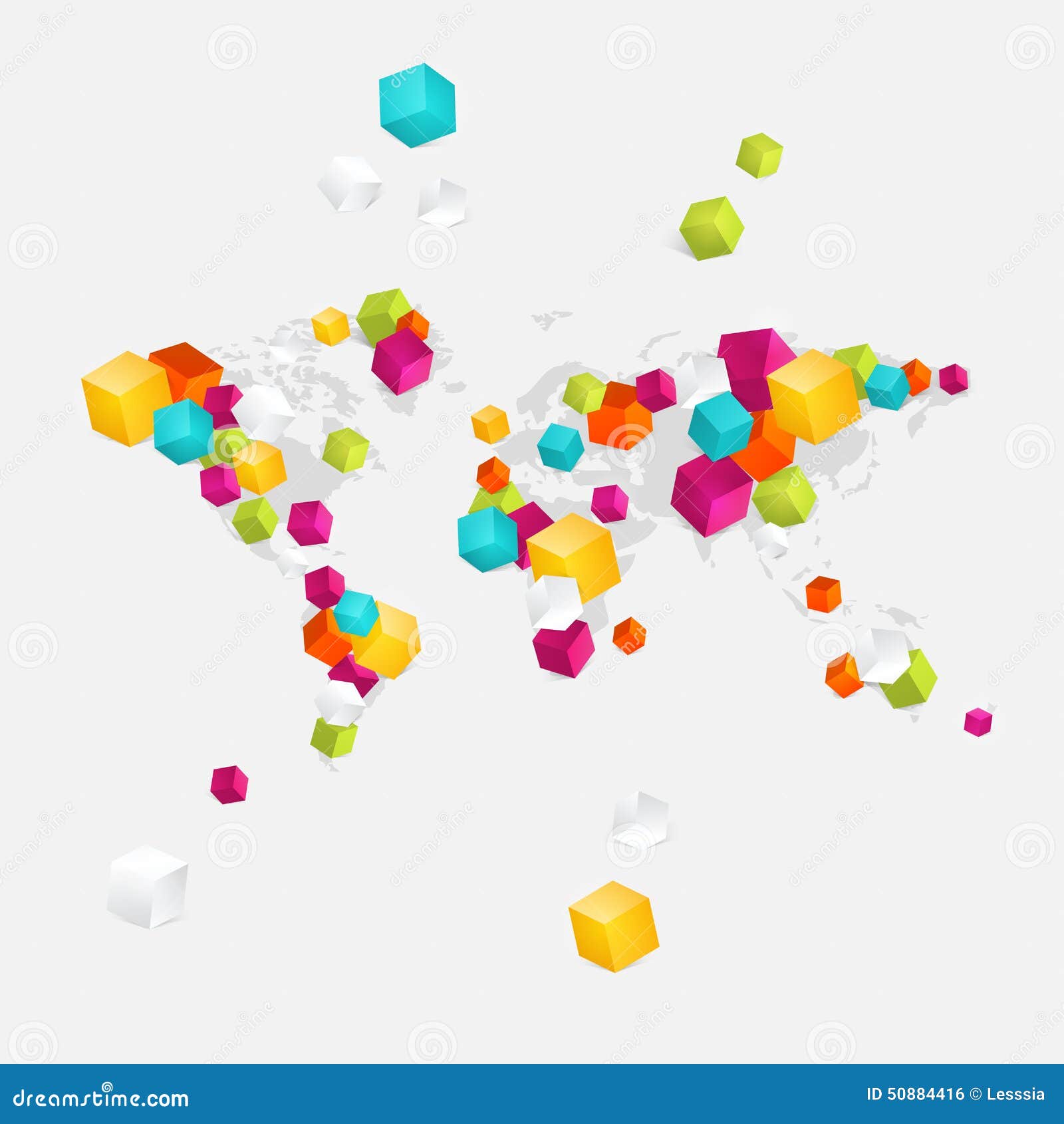 Business world map stock vector. Illustration of backdrop - 50884416