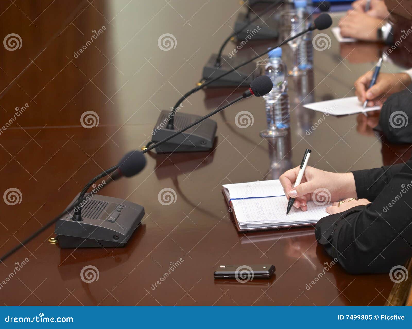 Business writing desk 1 stock image. Image of conference - 7499805