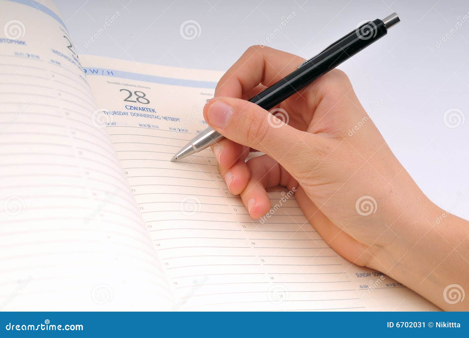 Business Writing In A Meeting Picture. Image: 6702031