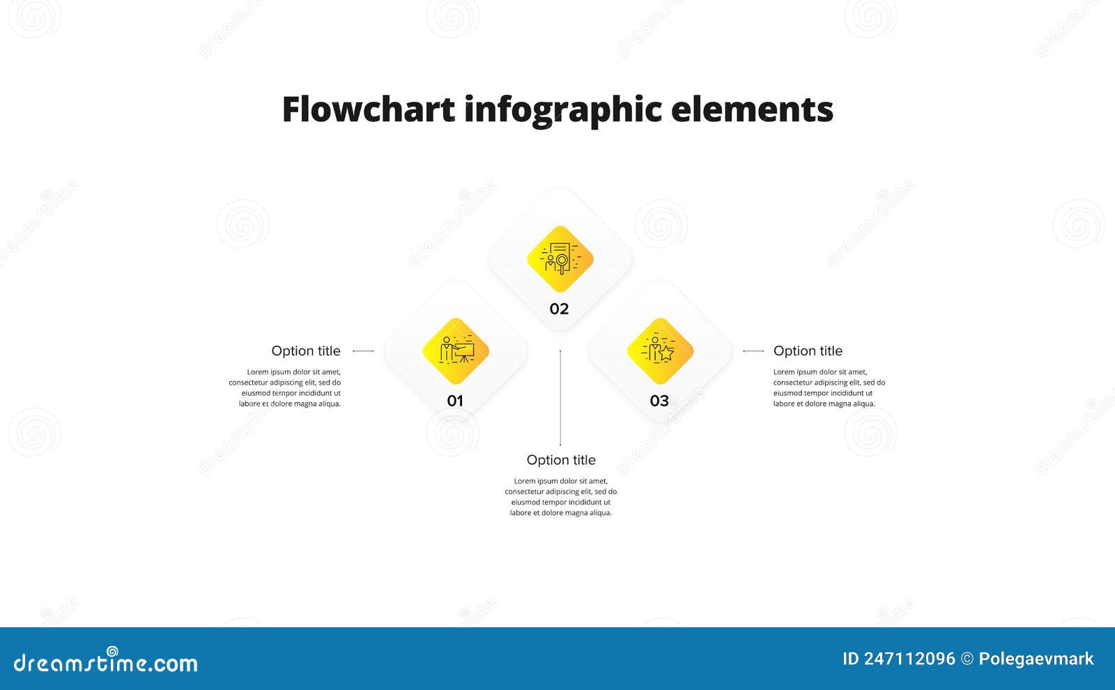 Infographic Square Template In Puzzle Style. Vector Cycle Diagram With ...