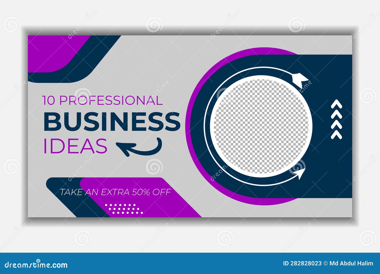 Business Youtube Thumbnail or Web Banner Template Design Stock ...