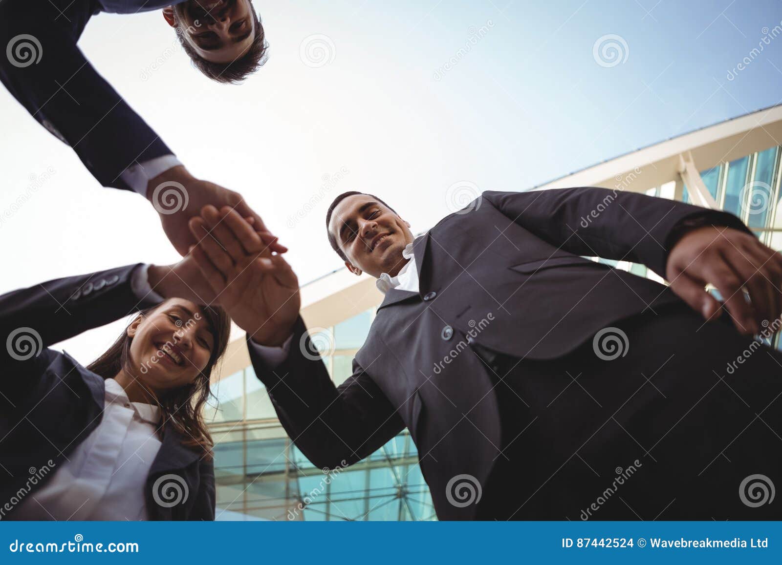 Businesses Executives Forming a Hand Stack Stock Photo - Image of ...