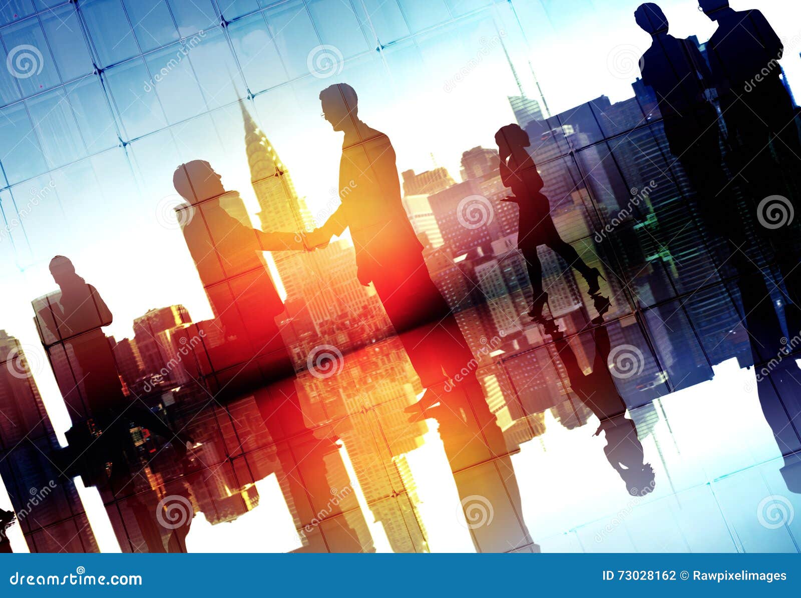 Businessm People Handshake Corporate Greeting Communication Concept ...