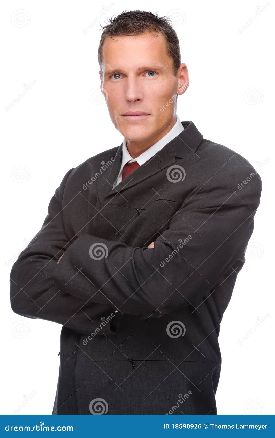 Businessman stock photo. Image of face, male, look, young - 18590926